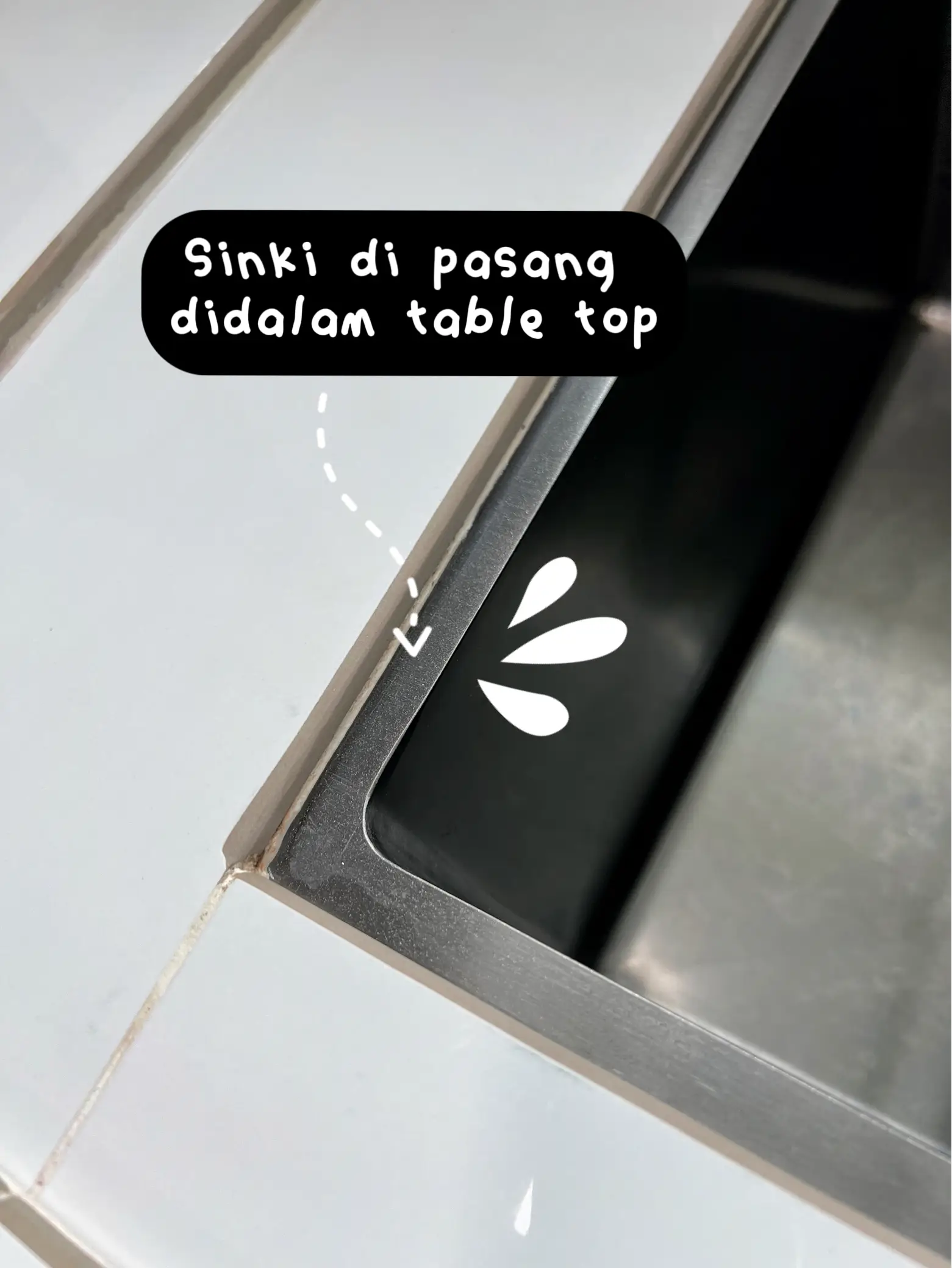 Best ke pasang sinki UNDER MOUNT ni? | Galeri disiarkan oleh Thiihomes ...