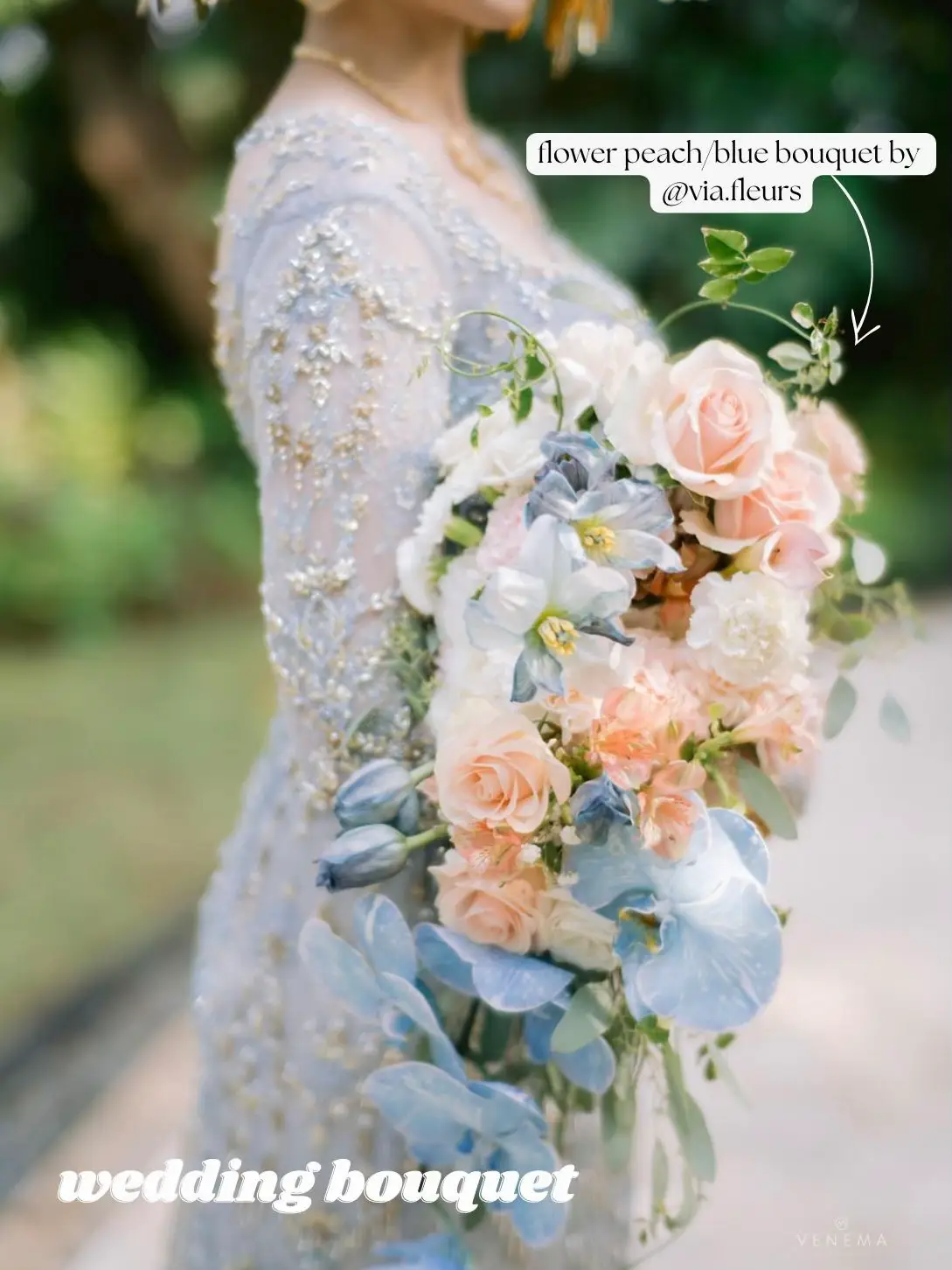 The Blue-Gold Themed Akad Nikah Minang | แกลเลอรีที่โพสต์โดย Kayla ...