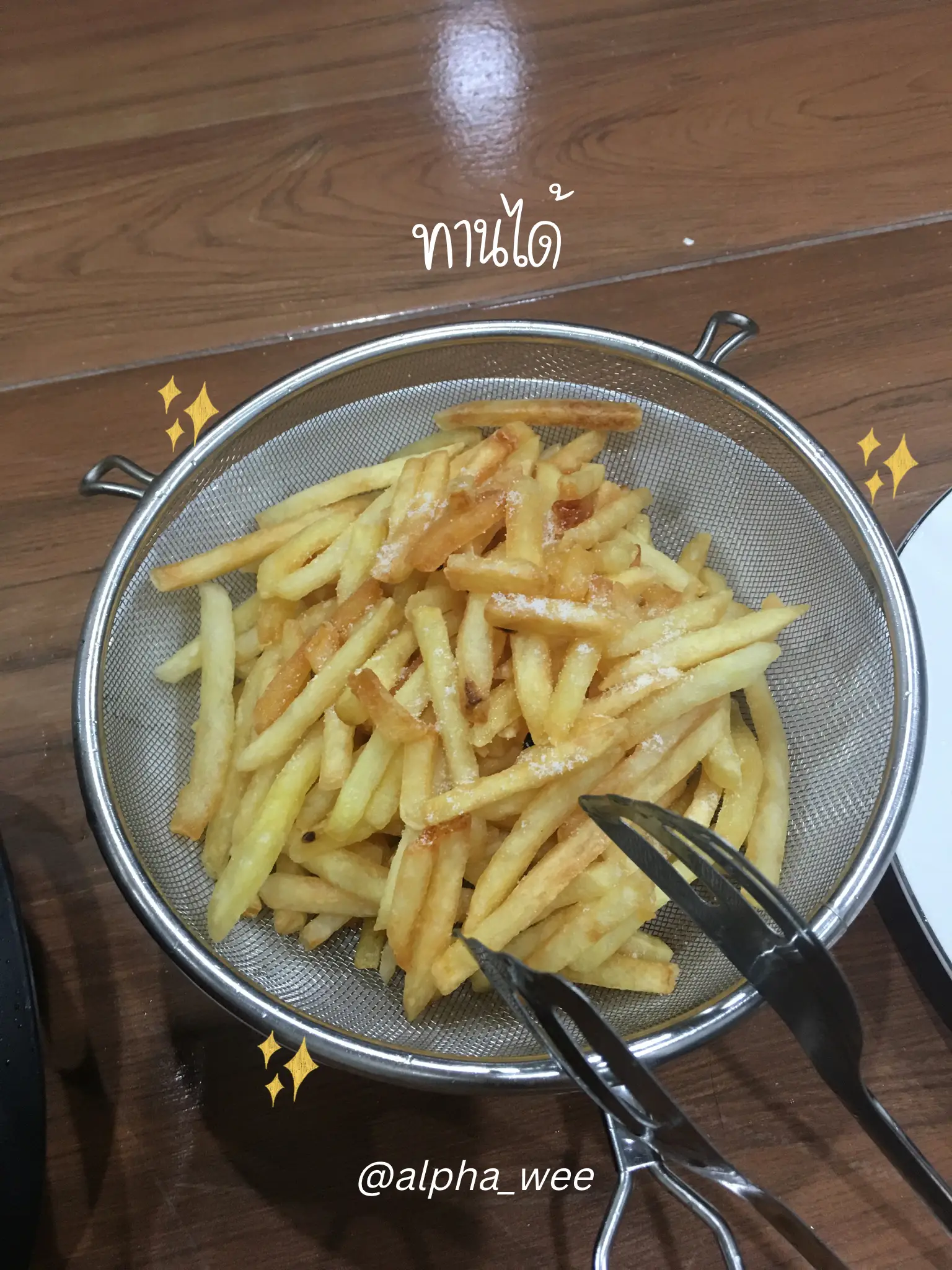 มาลองทำเฟรนช์ฟรายส์กันนนน🍟 | แกลเลอรีที่โพสต์โดย Ig imalpha_wee | Lemon8