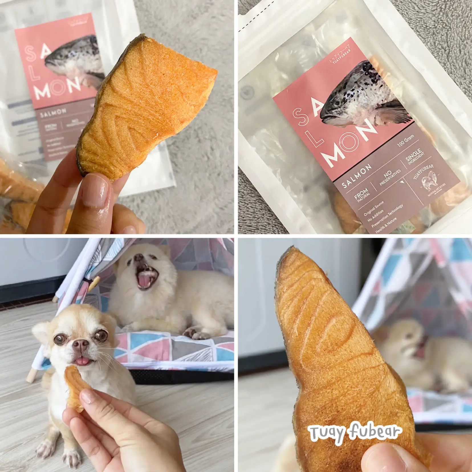 🐰 Rabbit ears, salmon, dried cow trachea 🐮 | Gallery posted by มันนี่ ...