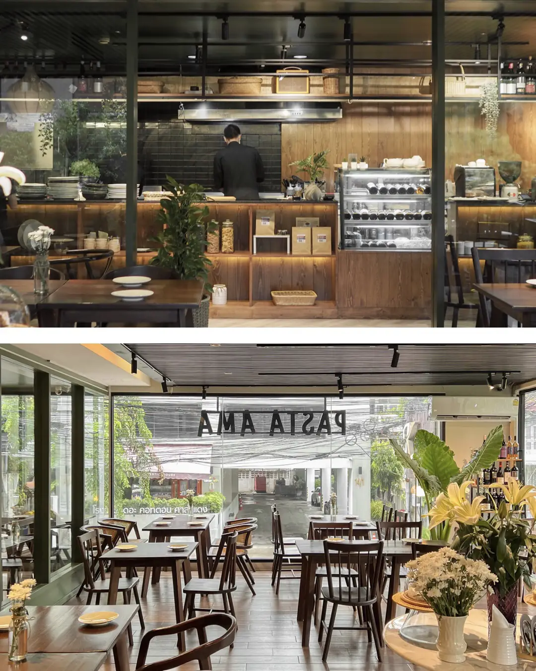 Pasta Ama สาขาศาลาแดง รีโนเวทใหม่แล้วสวยมากๆ!! | แกลเลอรีที่โพสต์โดย ...