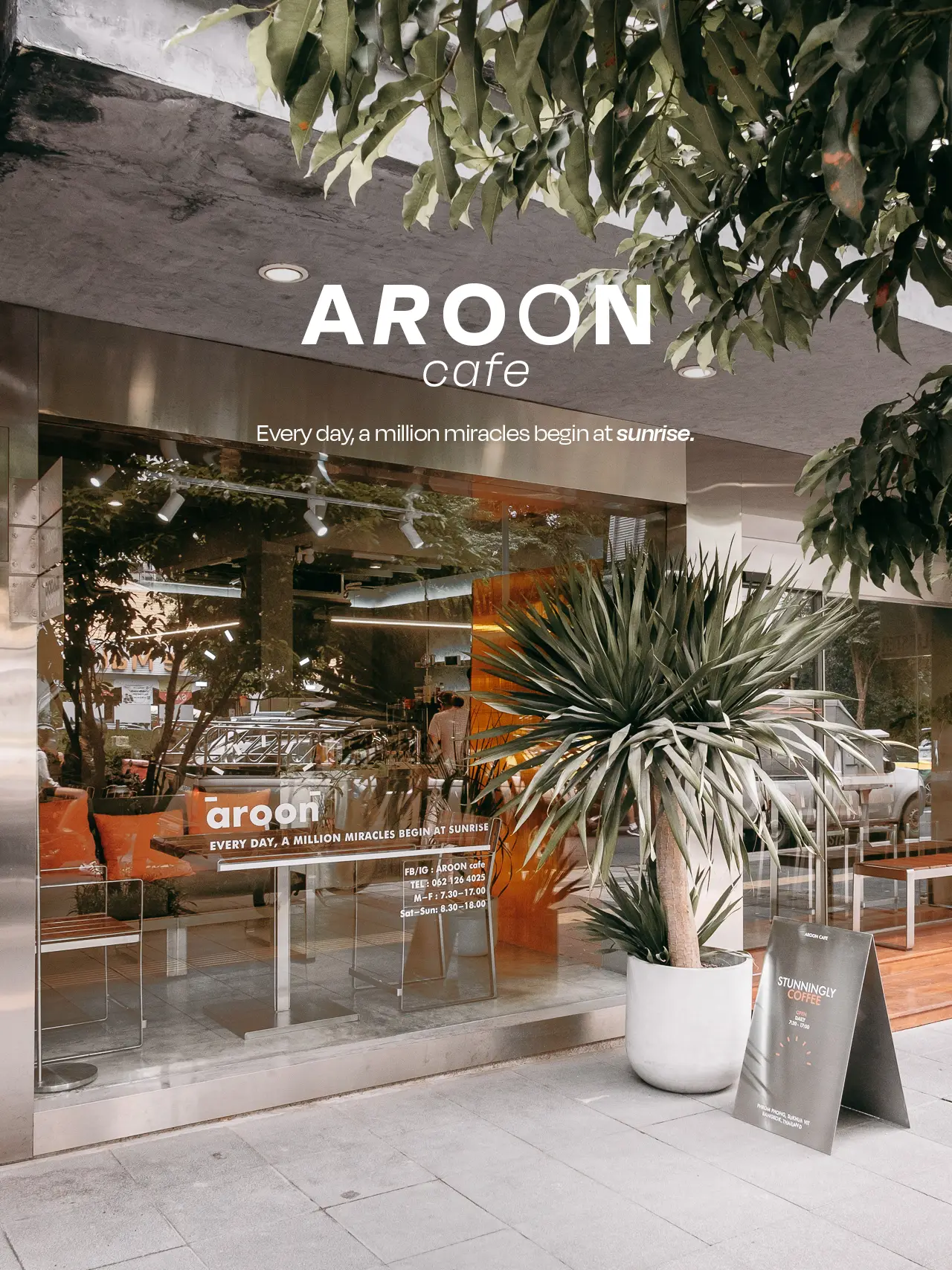 AROON cafe, cafe reminiscent of the morning light, Sukhumvit district ☀️ | Gallery posted by ...