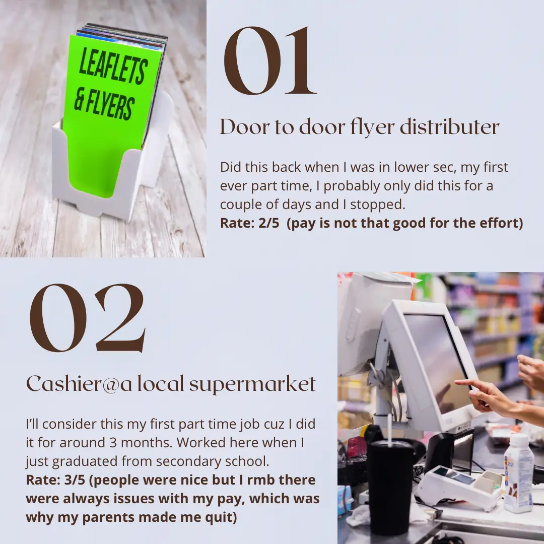 12 Different Part Time Jobs I’ve Tried! | แกลเลอรีที่โพสต์โดย Kera | Lemon8