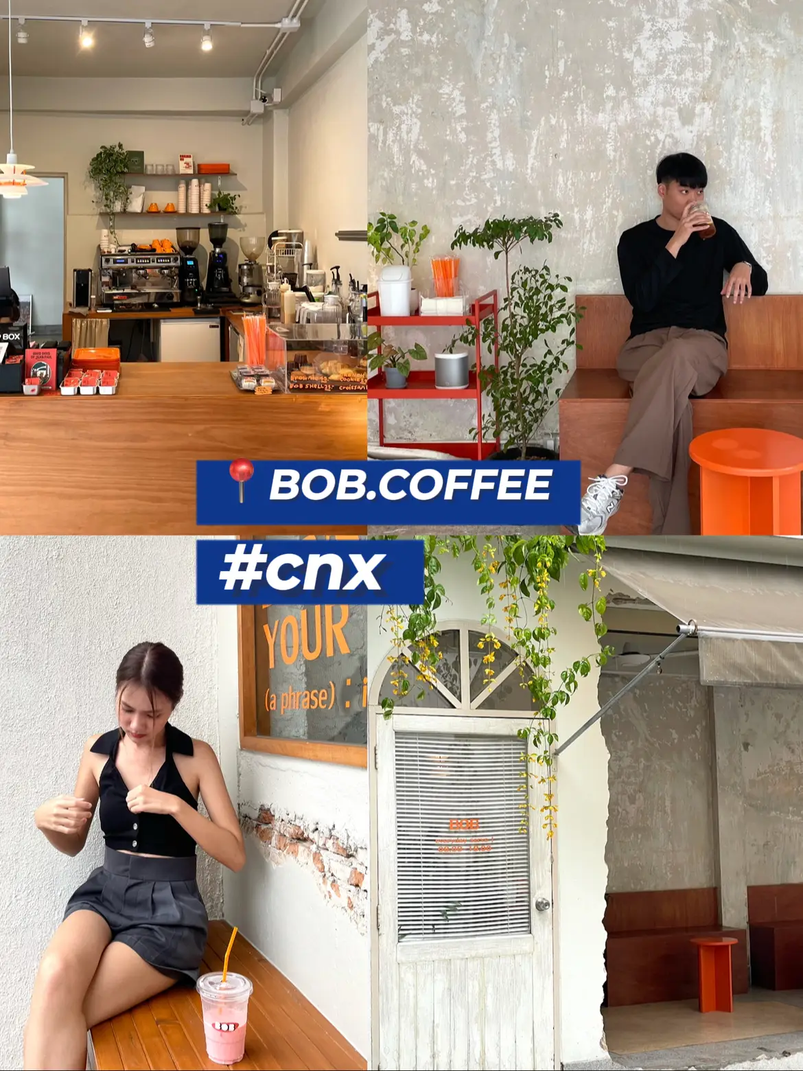 คาเฟ่สุดชิคในเชียงใหม่🍑☕️ | Bob.coffee.cnx | แกลเลอรีที่โพสต์โดย Tawinunn | Lemon8