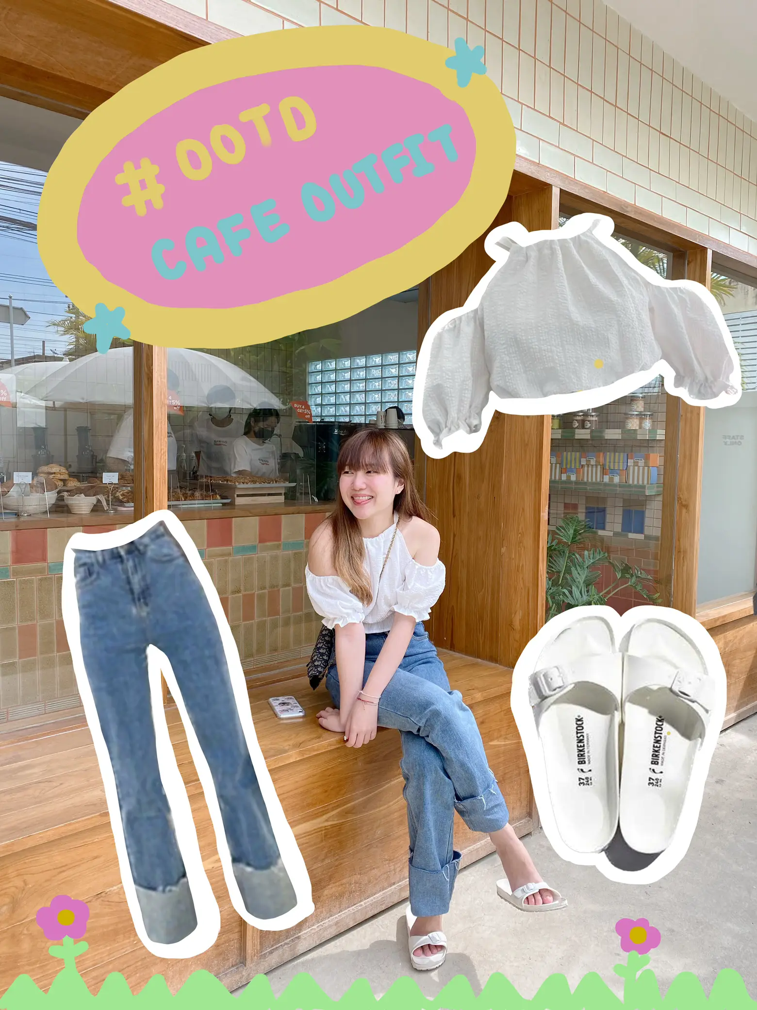 # OOTD How to get dressed to the cafe?🧸 | Gallery posted by ferntncp | Lemon8