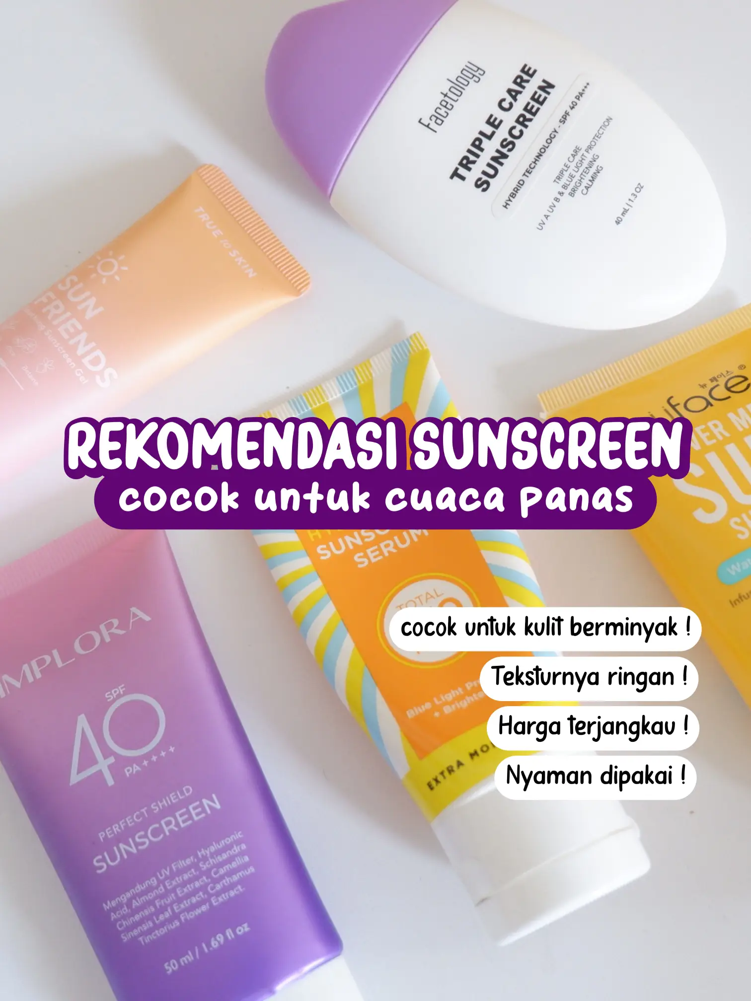 19 ide Sunscreen Kulit Kusam Dan Berminyak teratas di 2024