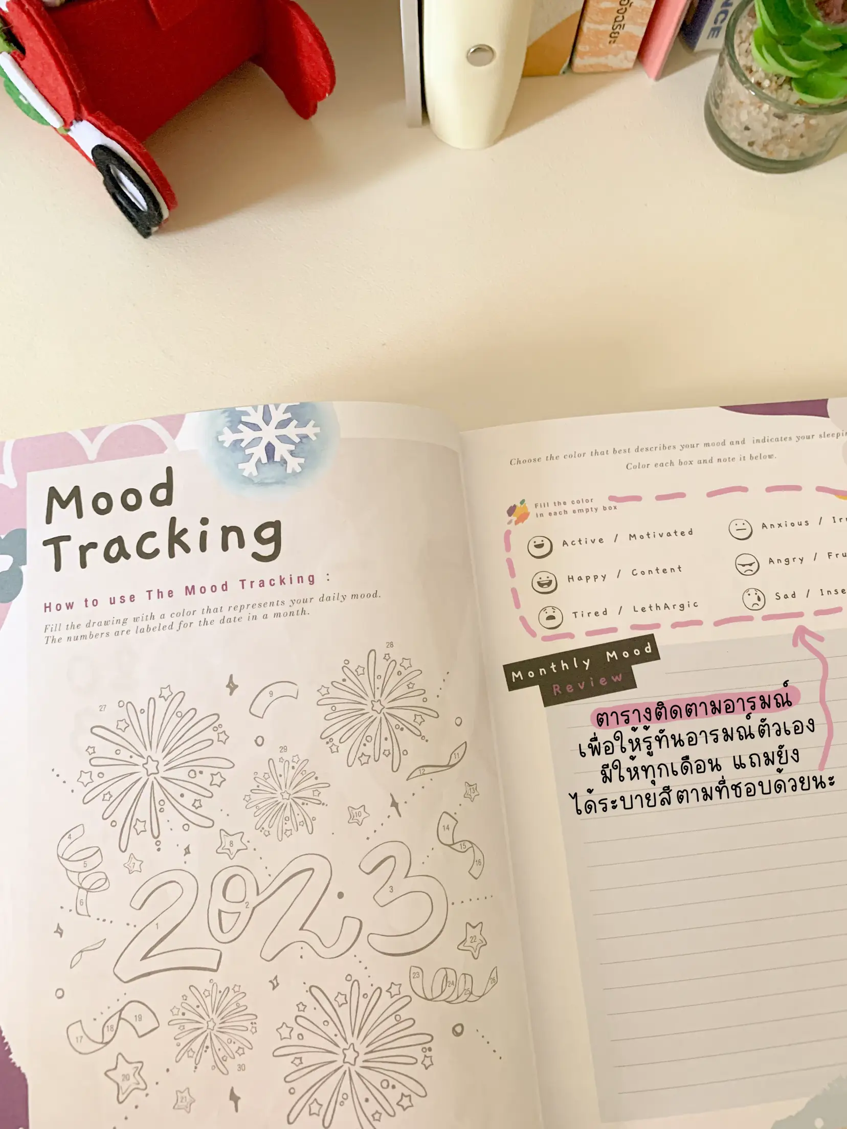 Planner 2023🎨 เพื่อสมทบช่วยผู้ป่วยมะเร็ง | แกลเลอรีที่โพสต์โดย maruku.blog | Lemon8