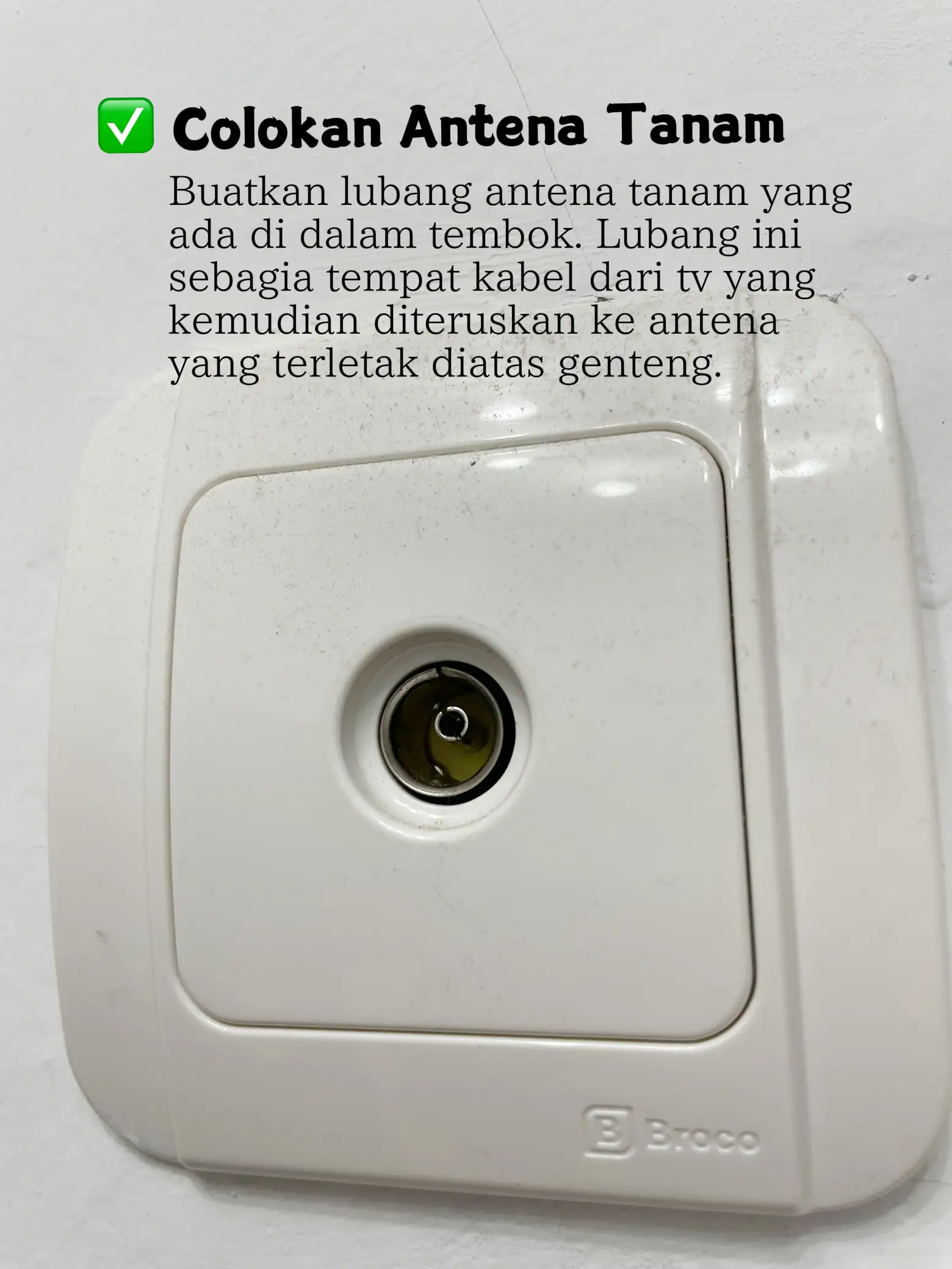Tips pasang tv secara rapi tanpa kabel berserakan‼️ | Galeri diposting ...