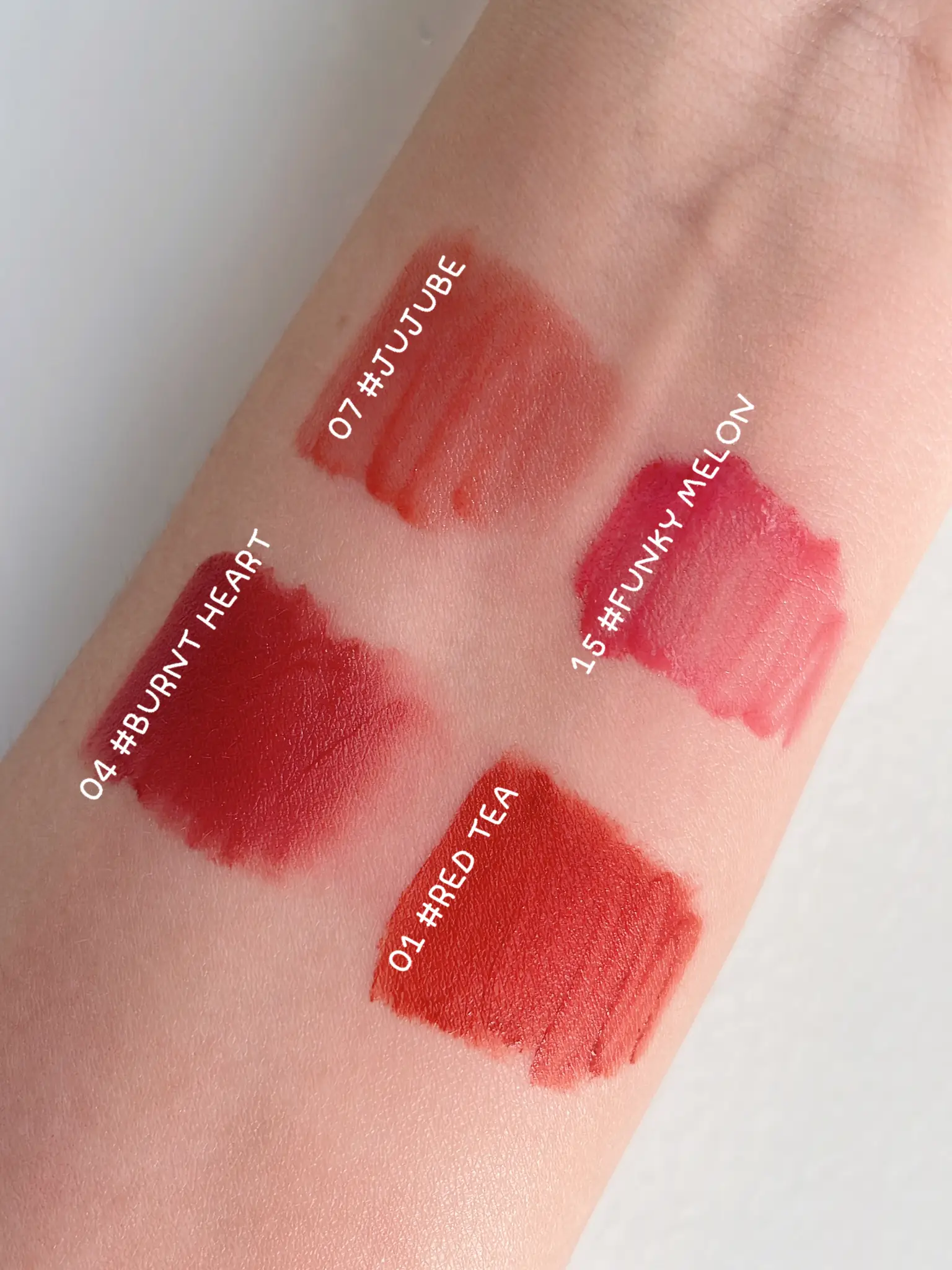 รีวิวลิป Rom&nd 4 รุ่น 4 สี! | แกลเลอรีที่โพสต์โดย Unnie Choice 🍨 | Lemon8