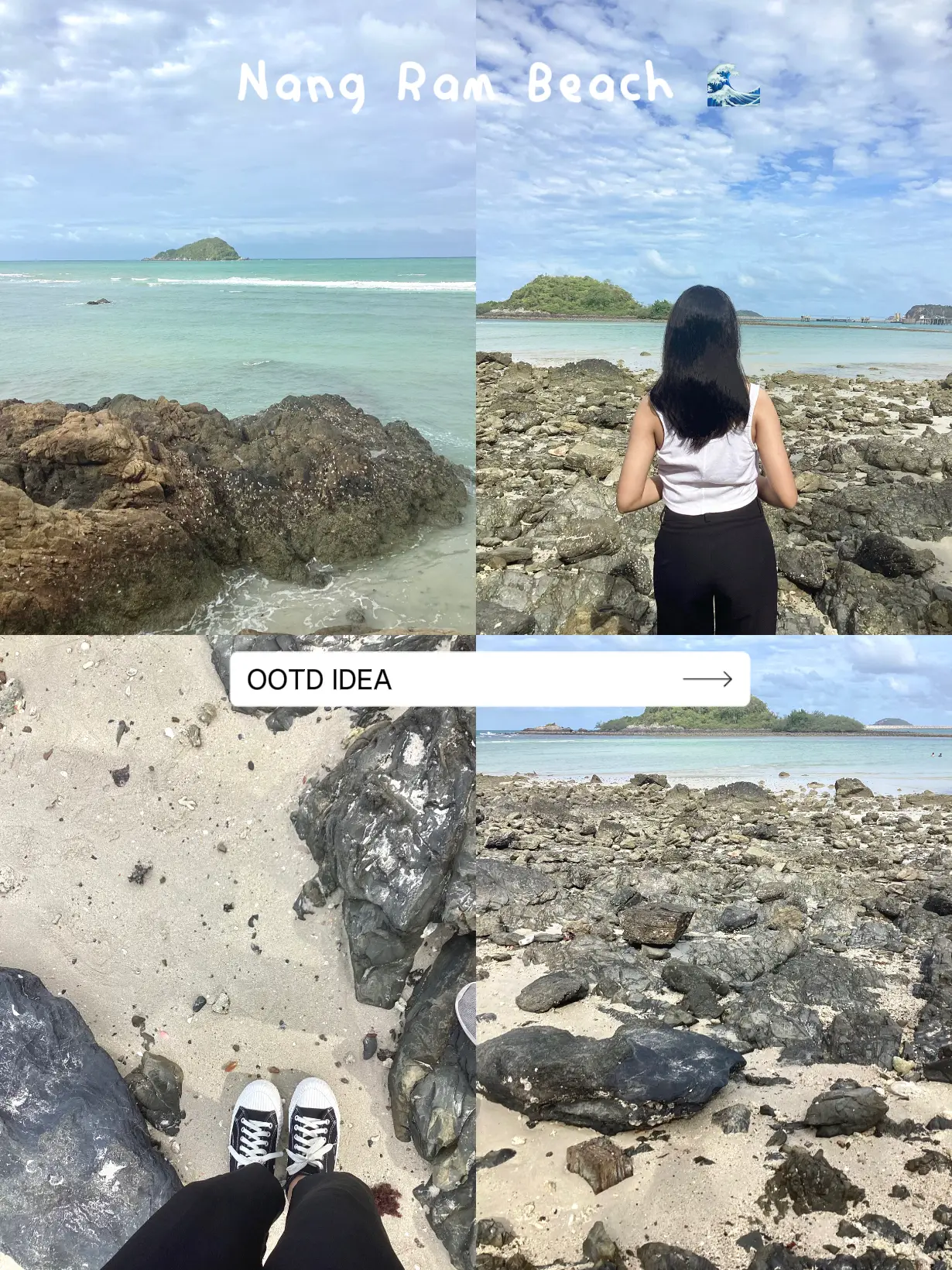 หาดนางรำ 🌊 | แกลเลอรีที่โพสต์โดย Thancha | Lemon8