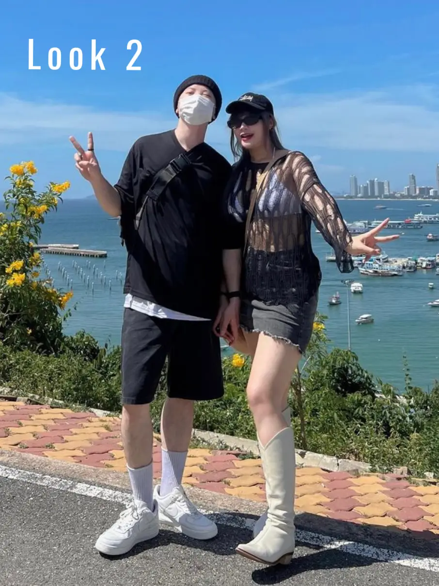 รวมไอเดีย แต่งตัวคู่แฟน Ep.2 🖤🫶🏻 | แกลเลอรีที่โพสต์โดย Iamploypath | Lemon8