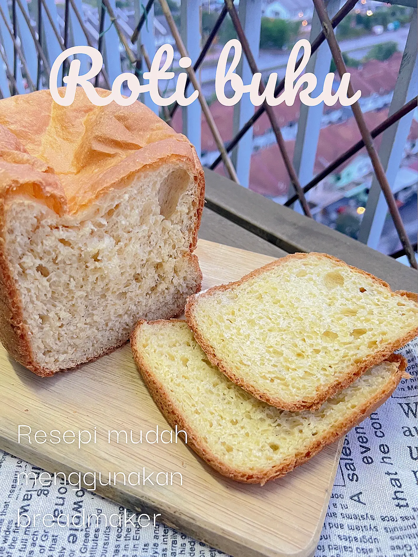 Resepi roti buku lembut |Versi breadmaker | แกลเลอรีที่โพสต์โดย ...
