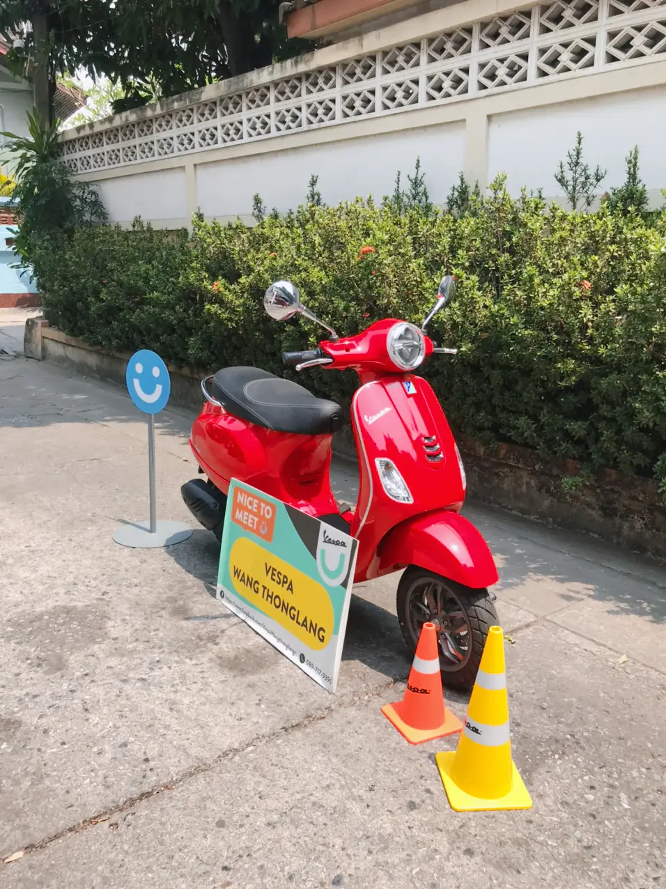 รถมอเตอร์ไซต์คันแรก “น้องหนูแดง’’ VESPA LX 125 | แกลเลอรีที่โพสต์โดย Pa ...