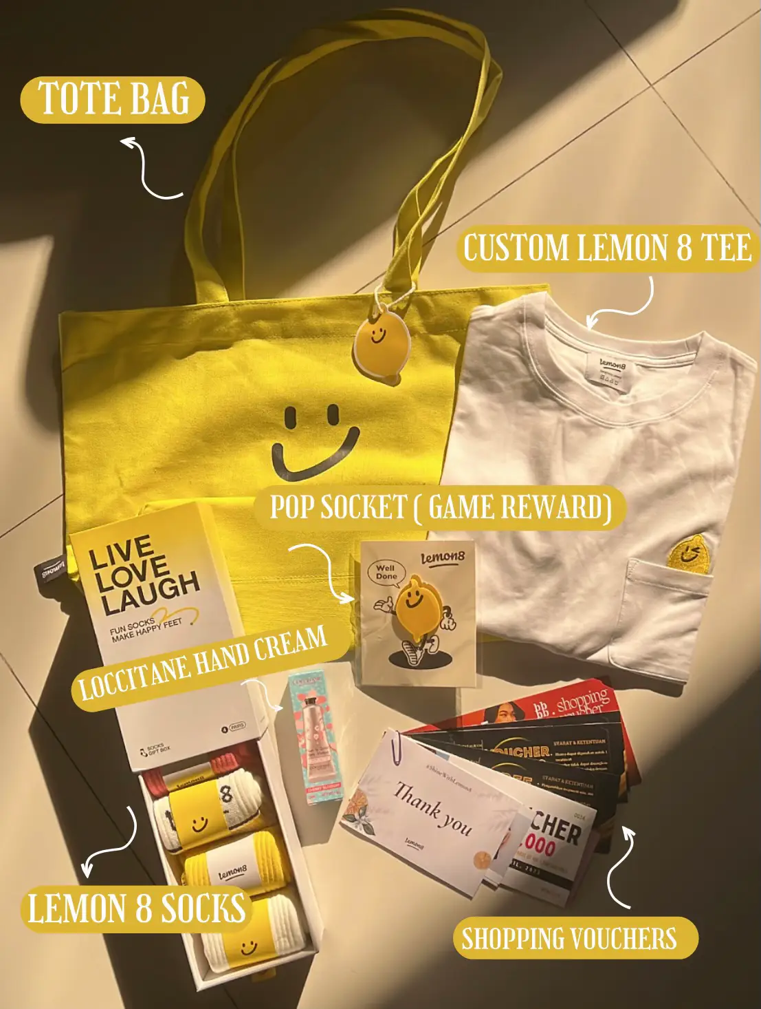 WHAT’S INSIDE LEMON 8 SOIREE MERCH?🍋 | แกลเลอรีที่โพสต์โดย Charmine🤍 ...