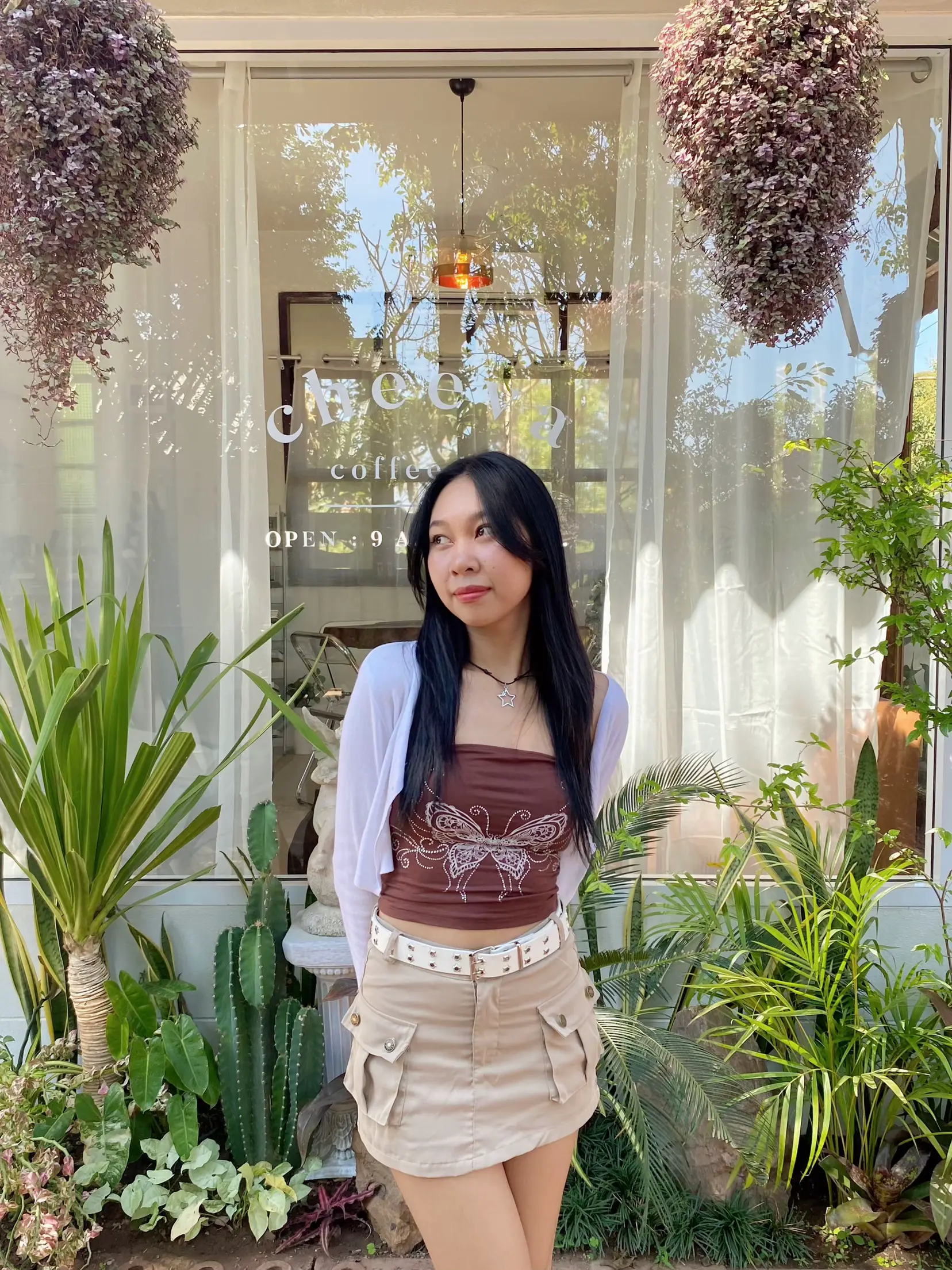 👗 OOTD : แต่งตัวไปคาเฟ่แบบชิคๆ | Galeri disiarkan oleh kato | Lemon8