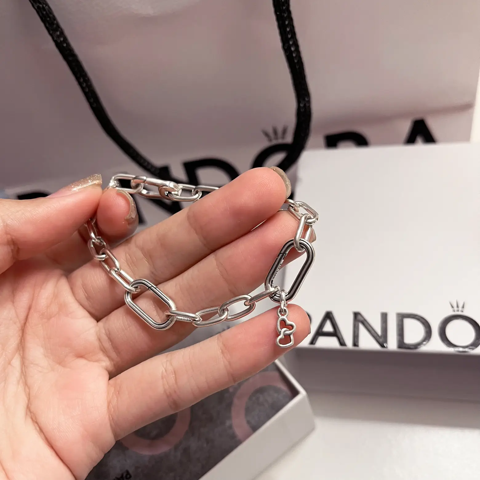 Pandora Me Silver Sterling silver link bracelet | แกลเลอรีที่โพสต์โดย ...