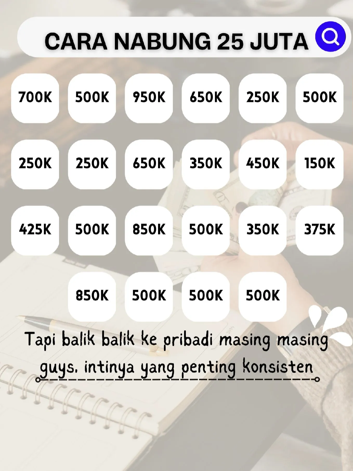 Nabung 25 Juta emang bisa??? | Galeri diposting oleh Putri Rizkiya | Lemon8