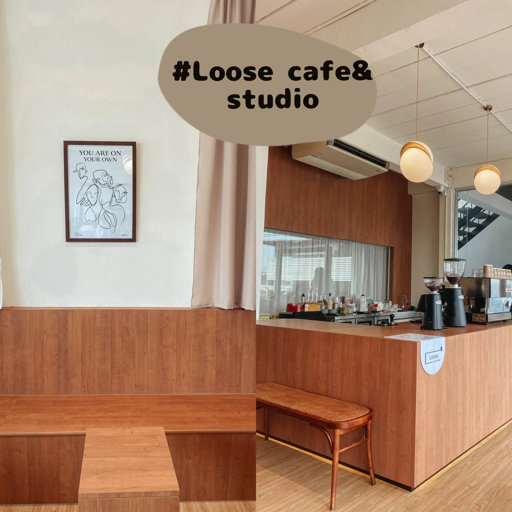 คาเฟ่โทนสีน้ำตาลเหมาะกับวันชิวๆ @ loose cafe | แกลเลอรีที่โพสต์โดย Pare manas | Lemon8