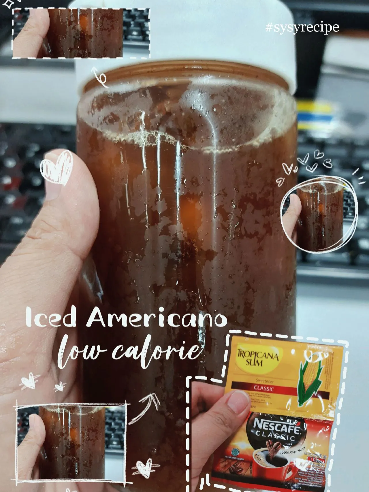 Ice Americano Low Calorie | Galeri disiarkan oleh dani agustin | Lemon8