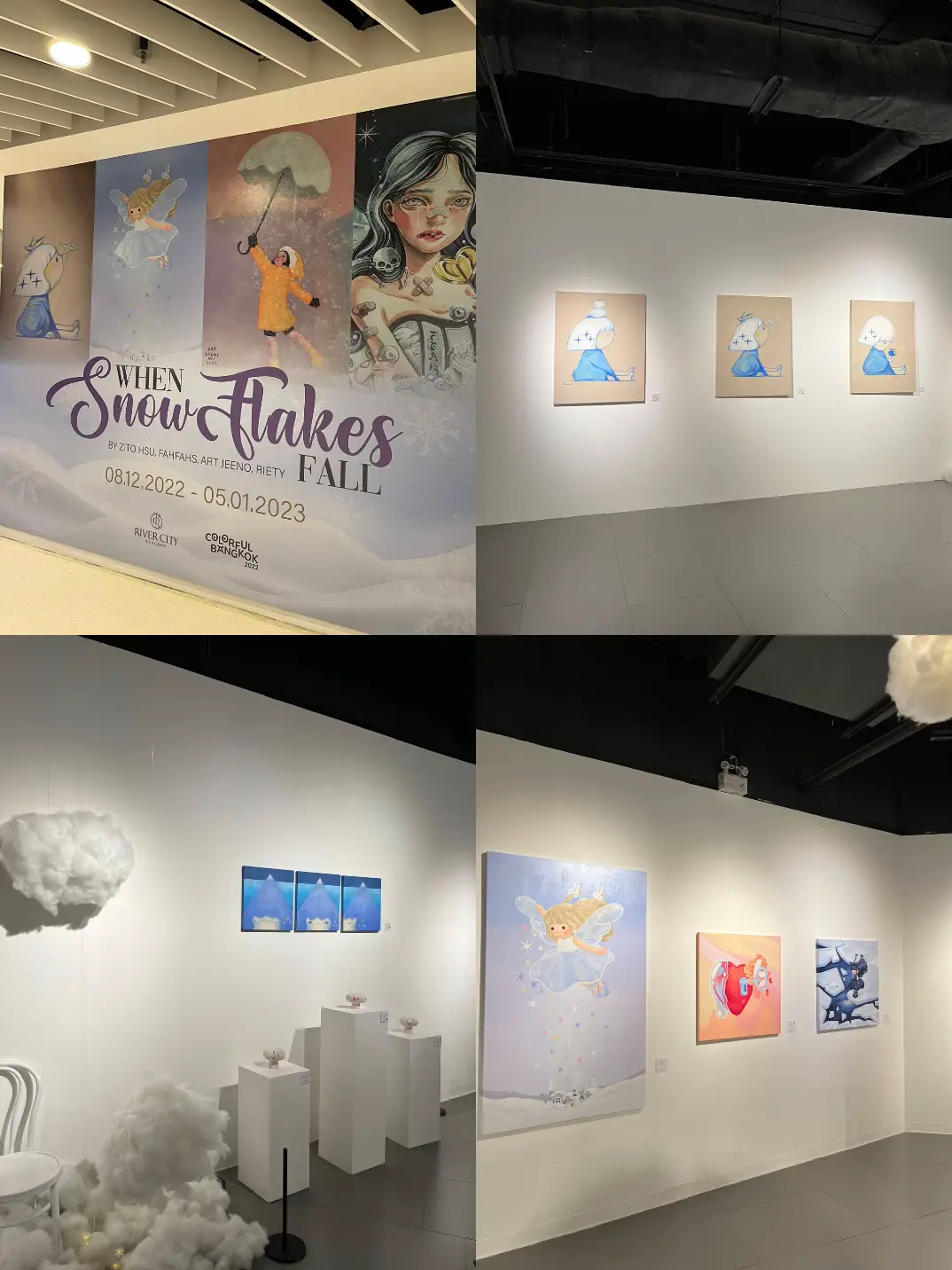 พามาชมงาน exhibition “When snow flakes fall” | แกลเลอรีที่โพสต์โดย Siriwatttt | Lemon8