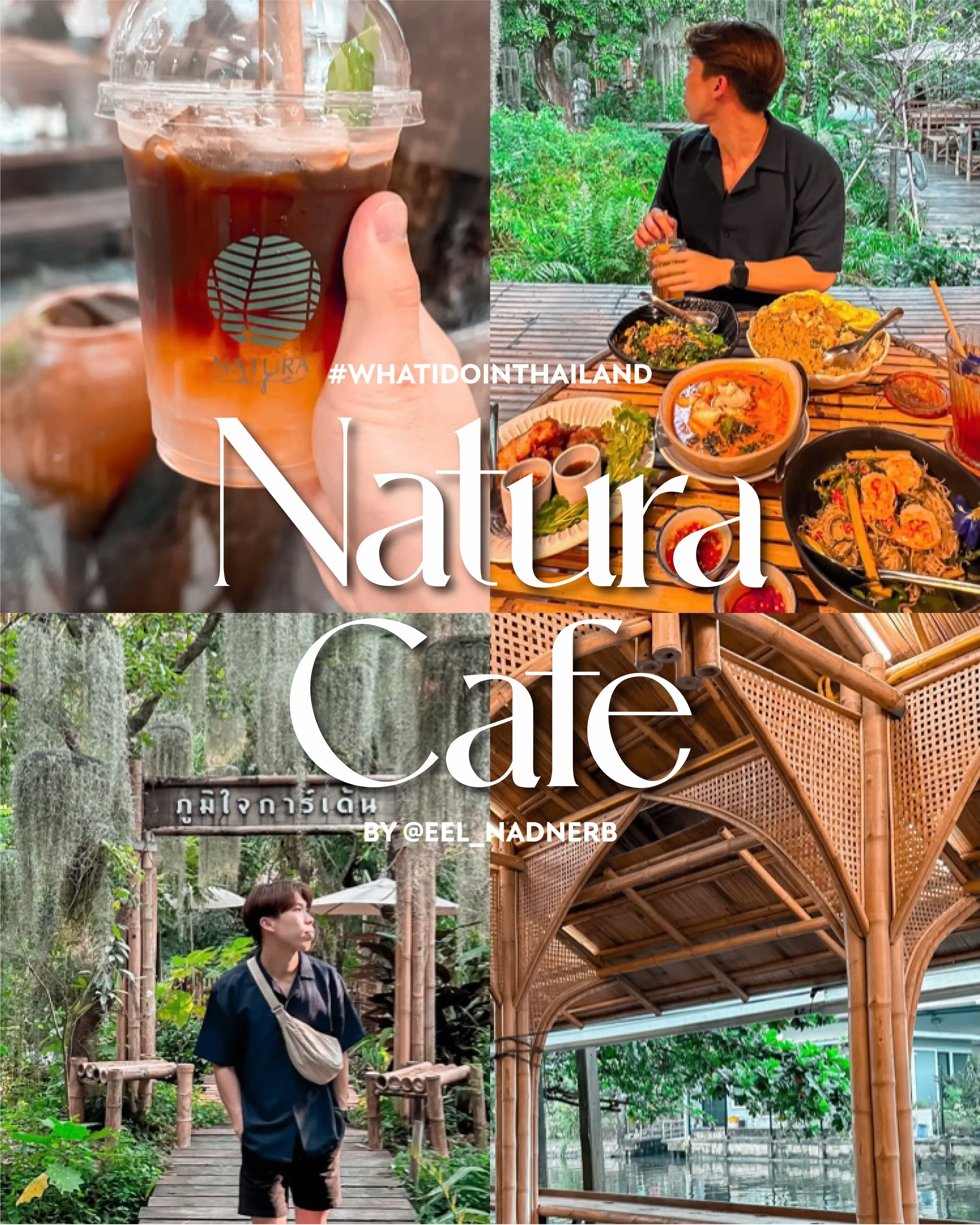 Cafe in the middle of NATURE and beside a river 🌱🌊 | Galeri disiarkan ...