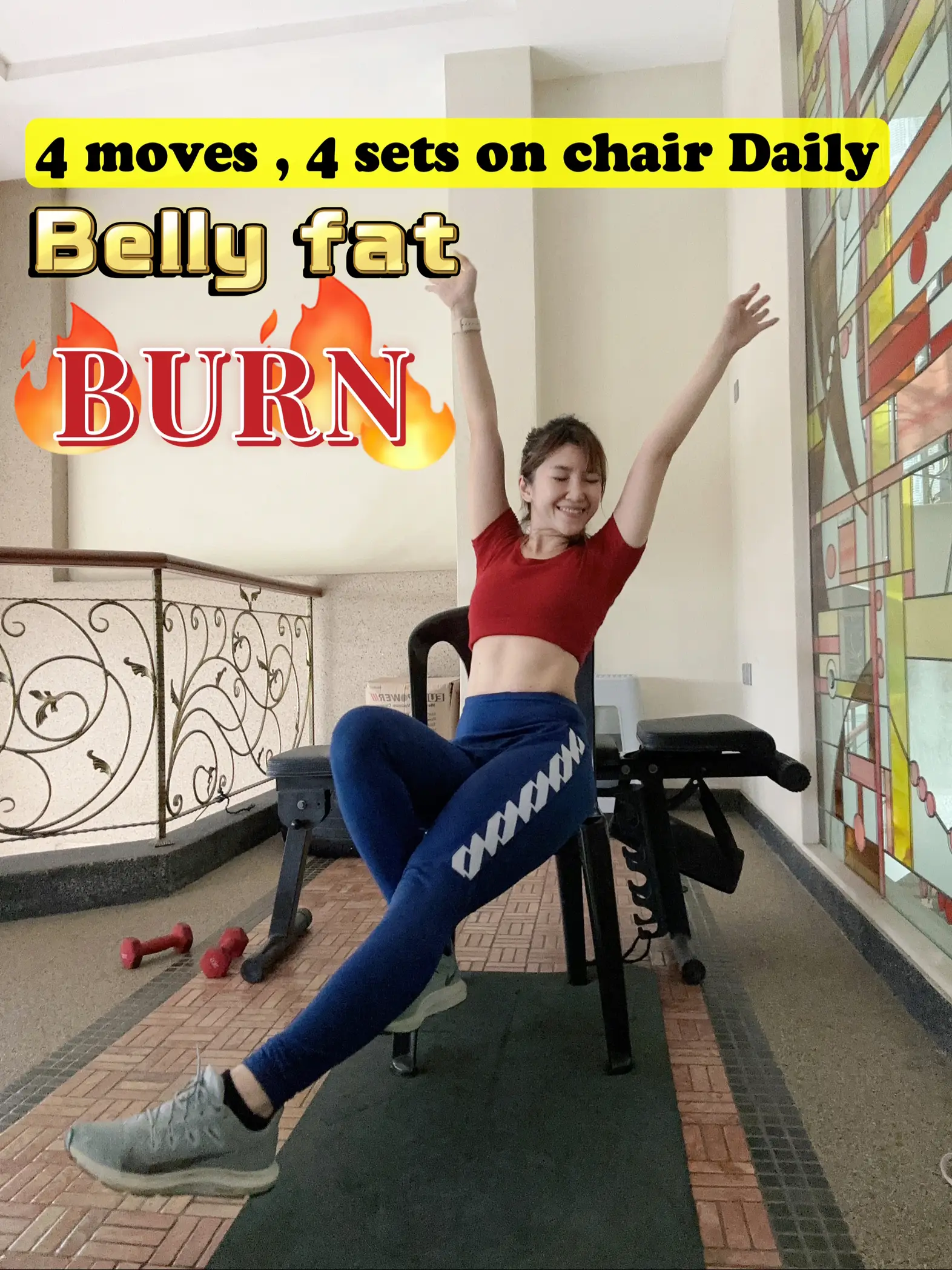 Belly Fat 🔥4 moves | วิดีโอที่เผยแพร่โดย ℝ𝕖𝕟ℂ𝕙𝕠𝕟𝕘 | Lemon8