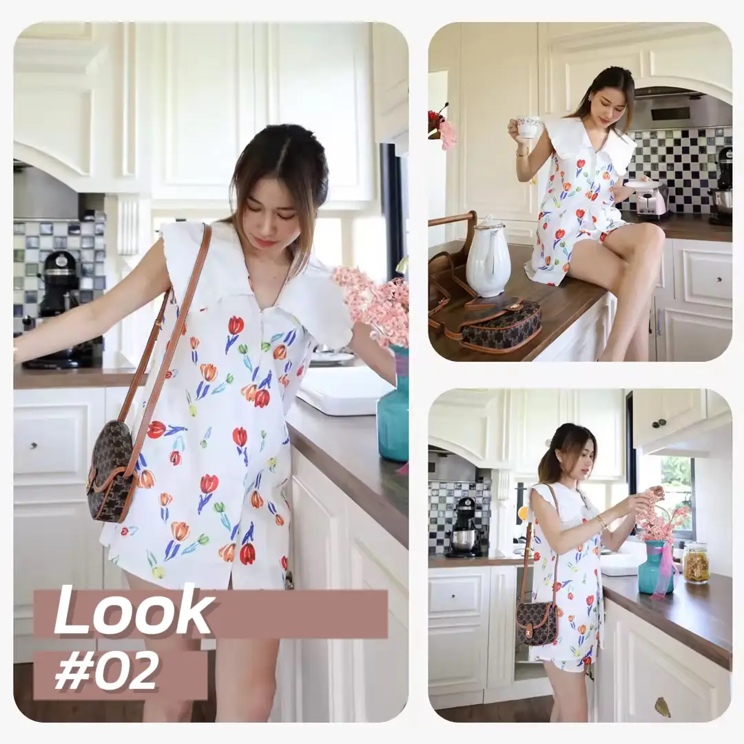 แจกพิกัด..ชุดลุคคุณหนู..👗🌺🌸 | แกลเลอรีที่โพสต์โดย ning'ning | Lemon8