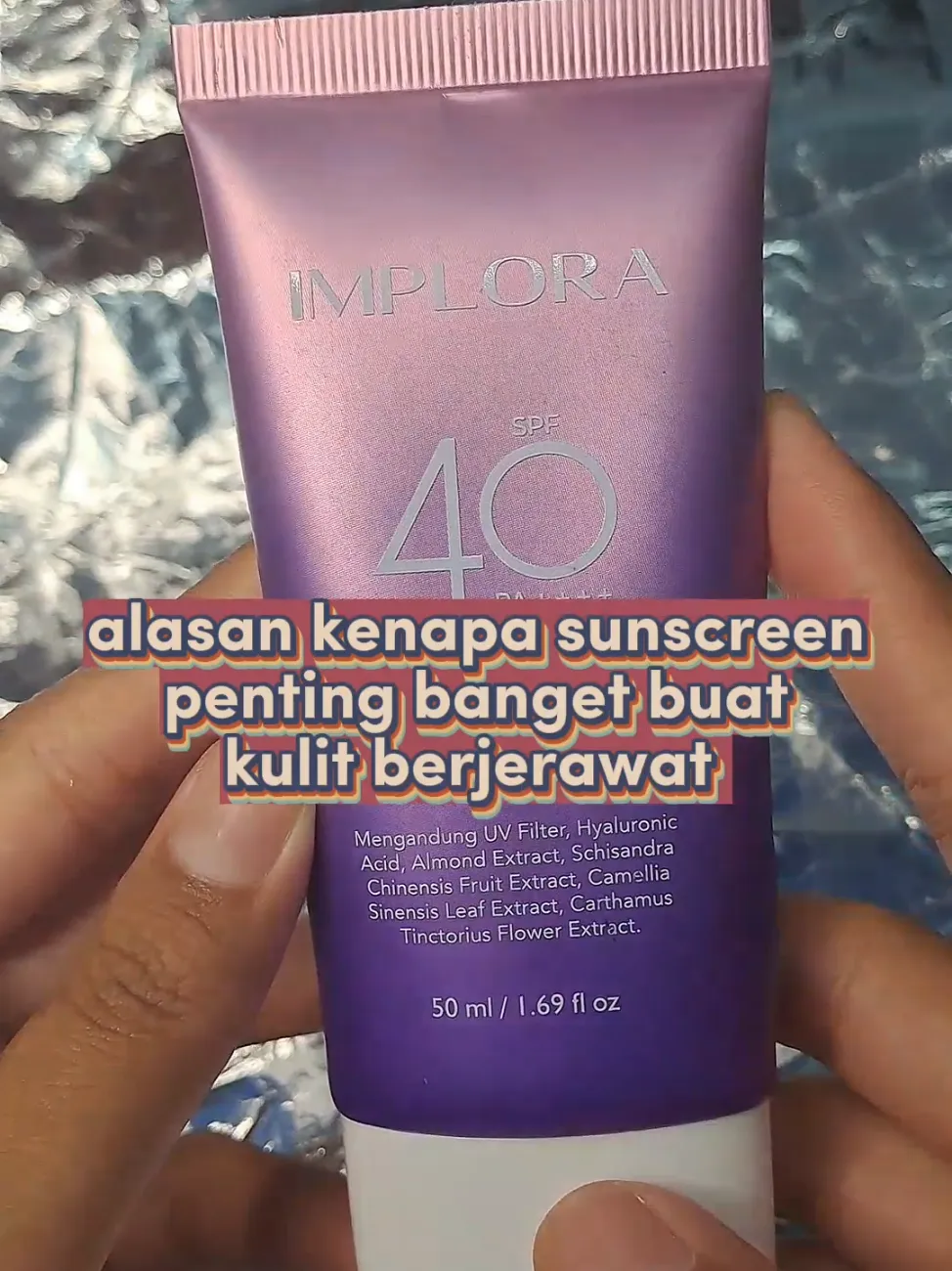 Pakai sunscreen itu penting ba | Video dipublikasikan oleh mois de lili | Lemon8
