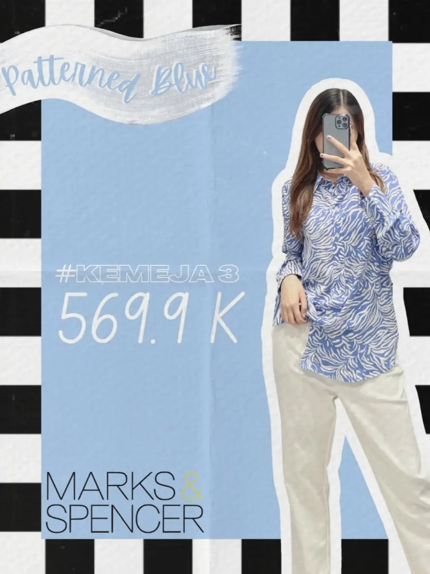 💙SHOPPING HAUL (TRYON KEMEJA MAHAL MARKS& SPENCER) | แกลเลอรีที่โพสต์ ...