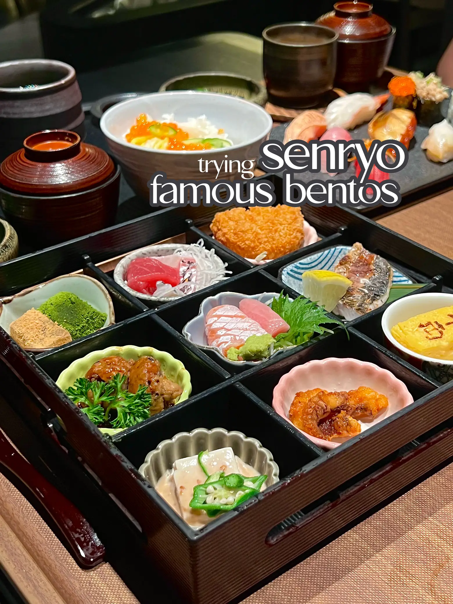 honest review on senryo set lunch 🙊🍣 | แกลเลอรีที่โพสต์โดย nat | Lemon8