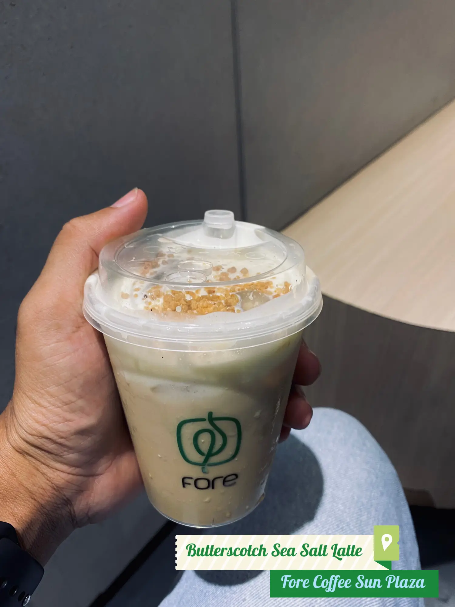 Butterscotch Sea Salt Latte | Galeri diposting oleh Gunawan Sitepu | Lemon8