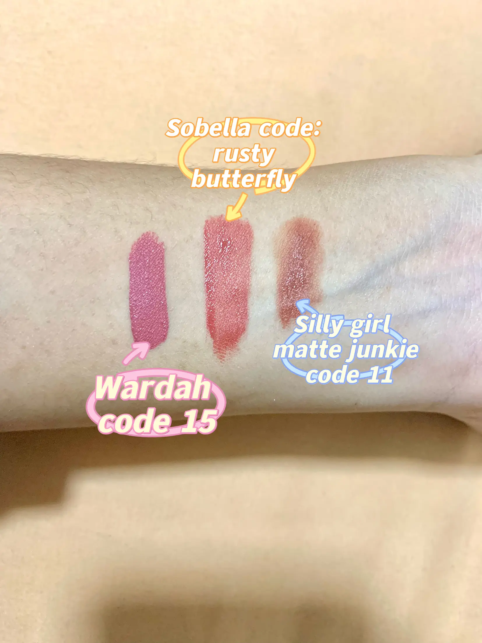 MY TOP 3 FAVOURITE LIPSTICK 💄 | Galeri diposting oleh Mae ♡ | Lemon8