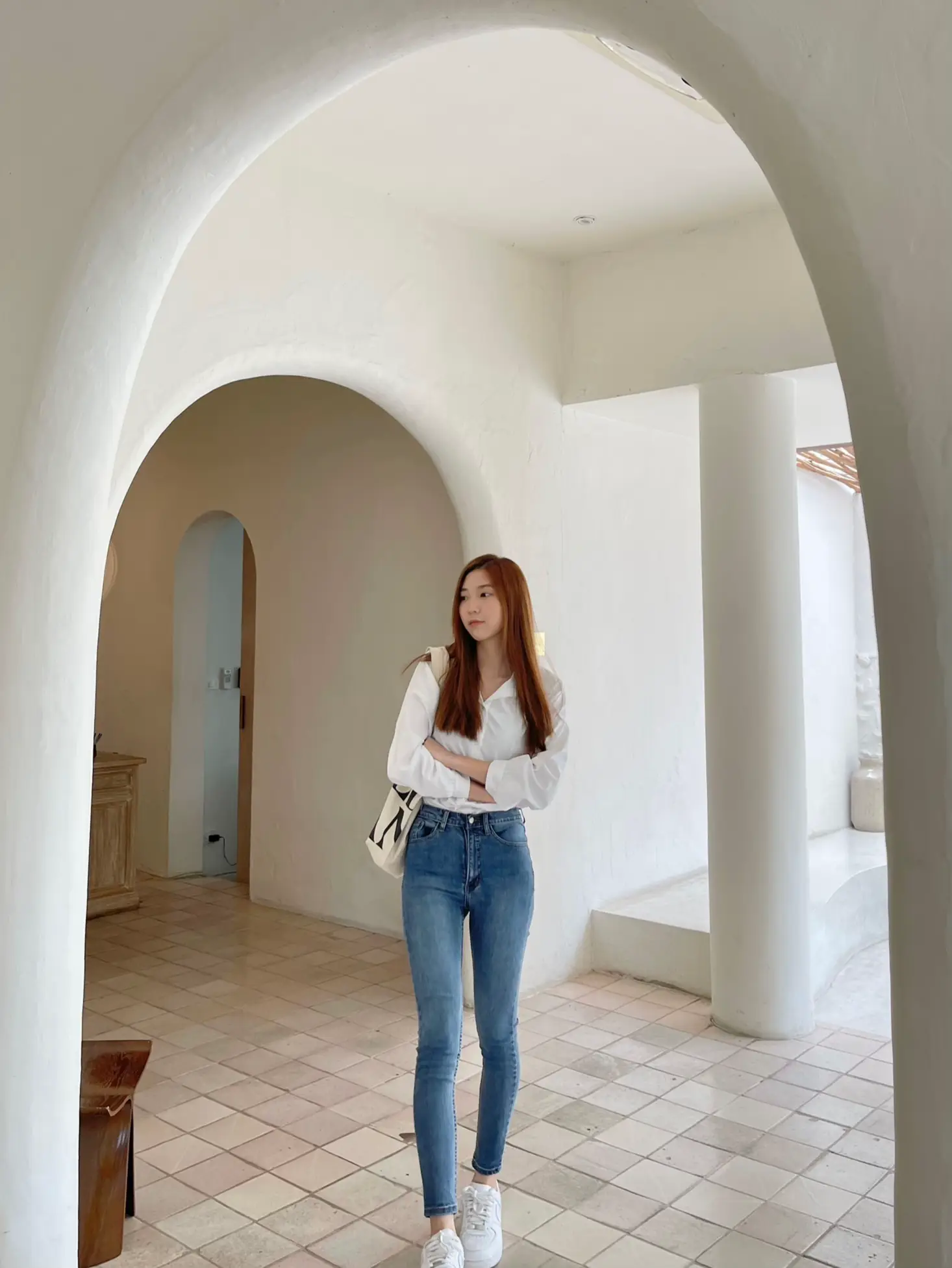 basic ootd 🧍🏻‍♀️ 🪞 น้อยแต่มาก เรียบแต่โก้ มีอยู่จริง! | แกลเลอรีที่โพสต์โดย babymika | Lemon8