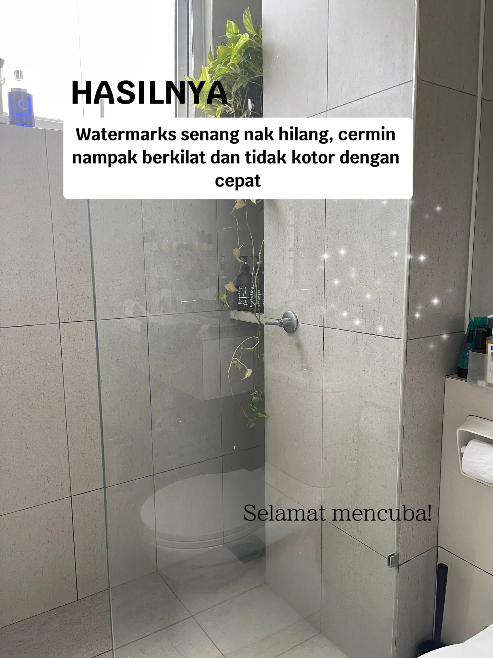 Tips bersihkan watermarks dari cermin kamar mandi | Galeri disiarkan ...