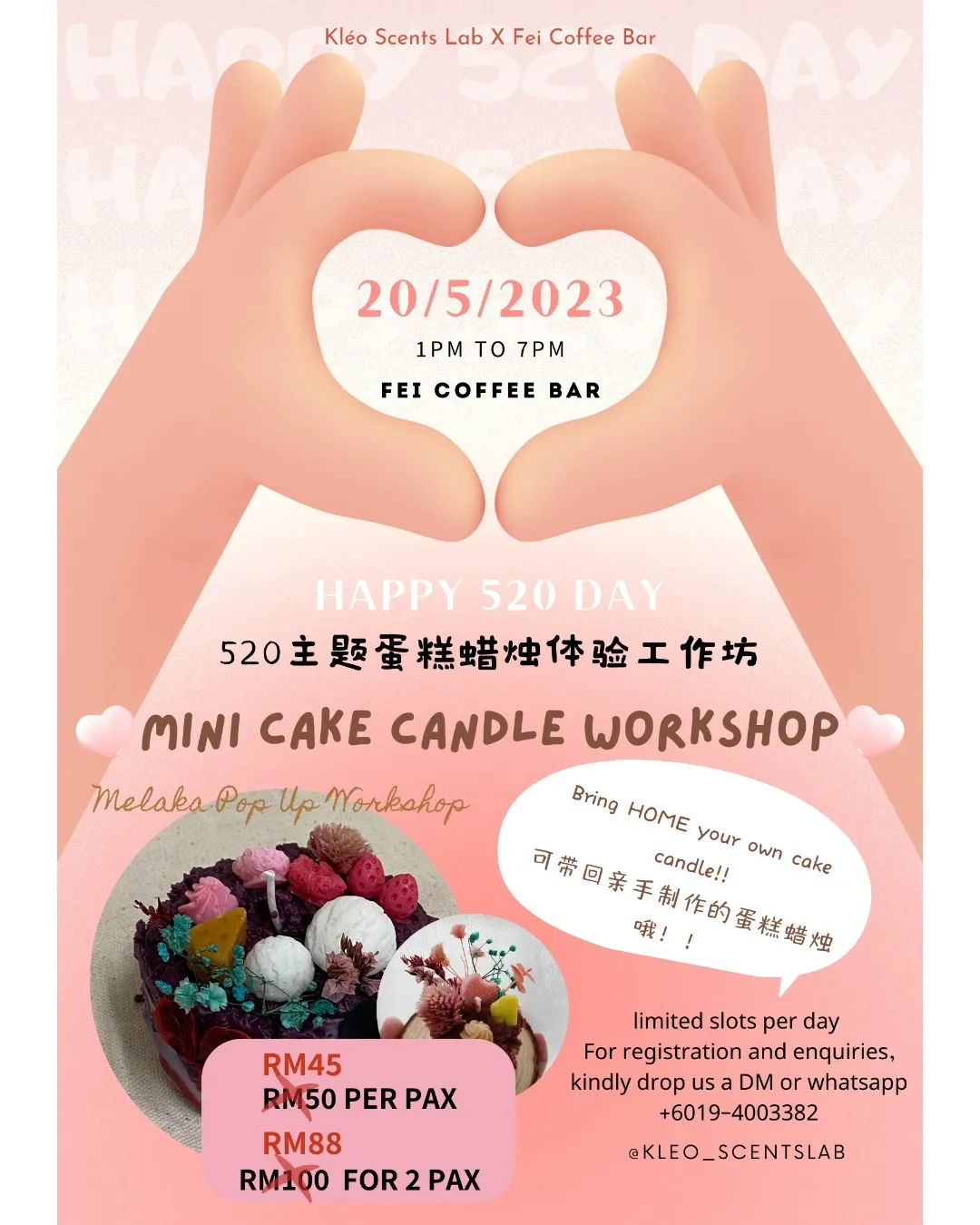Melaka 520 Mini Cake Candle Workshop | Galeri disiarkan oleh ...