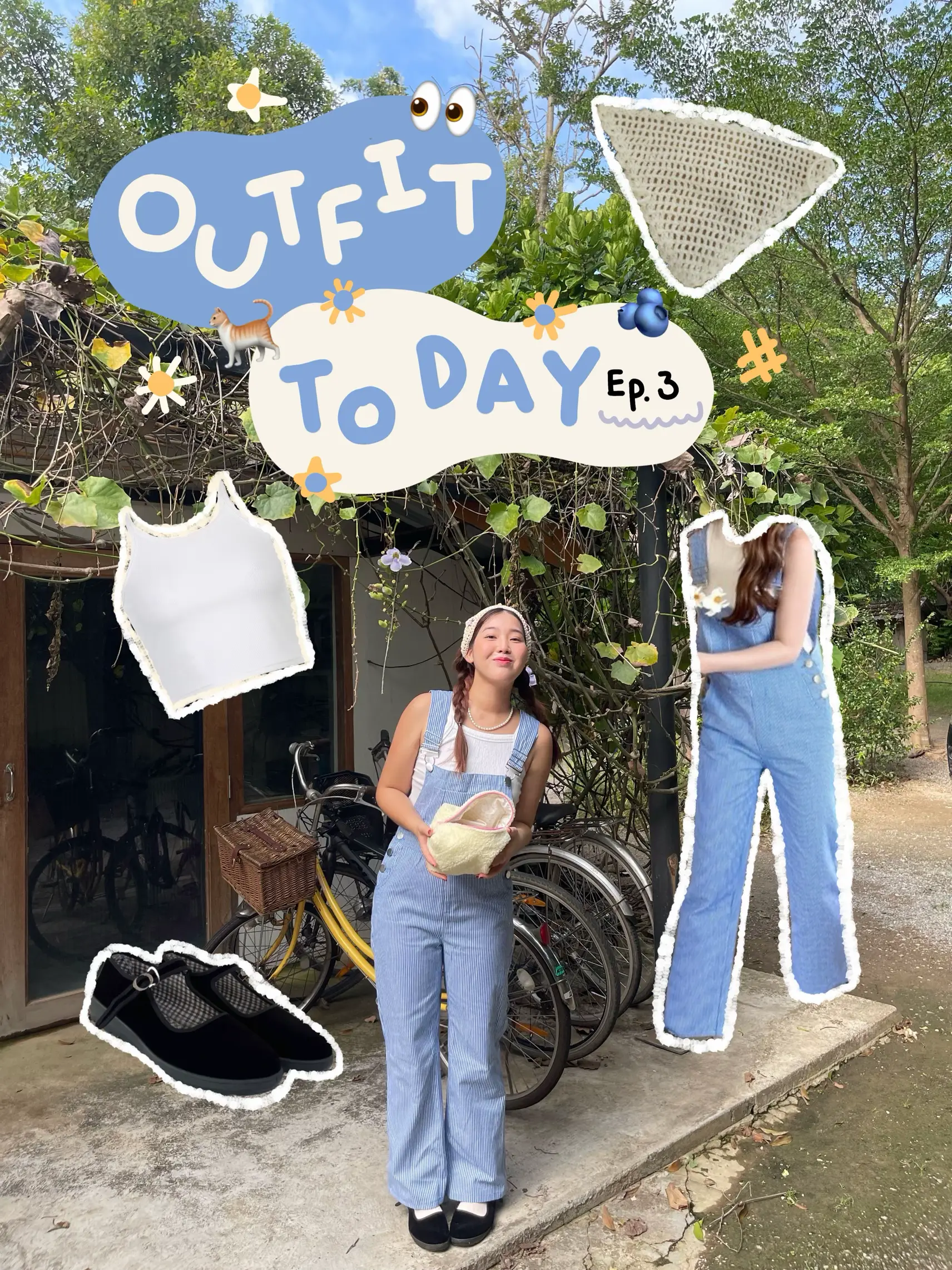 Outfit today ตามใจฉัน Ep.3 👀🐈🥣 | แกลเลอรีที่โพสต์โดย นี่ฝ้ายเอง🍅🌟 | Lemon8