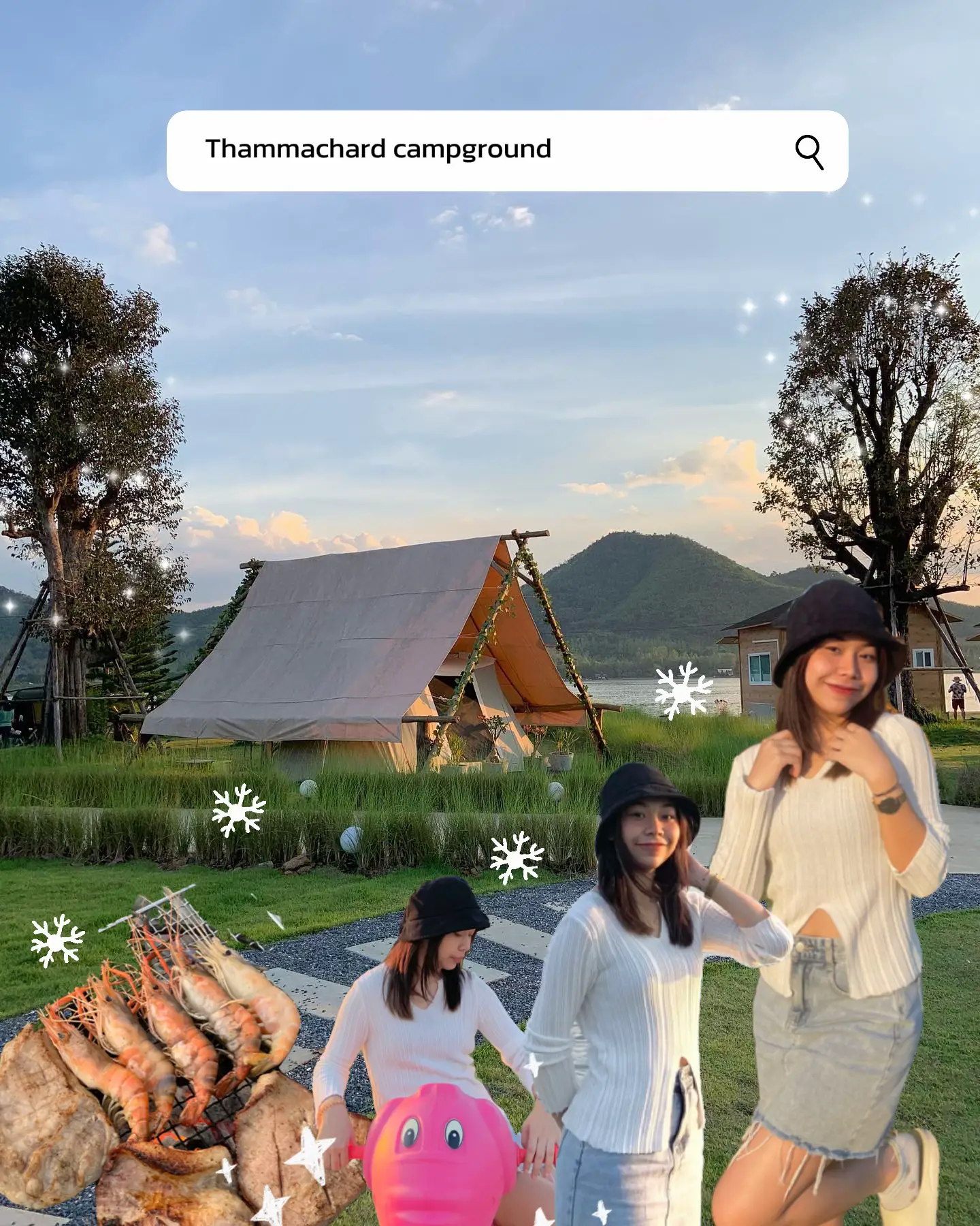 กางเต็นท์เอยใจ 18 องศาฟิตโครต @สุพรรณบุรี 🏕️💖🌷 | แกลเลอรีที่โพสต์โดย Pipim | Lemon8