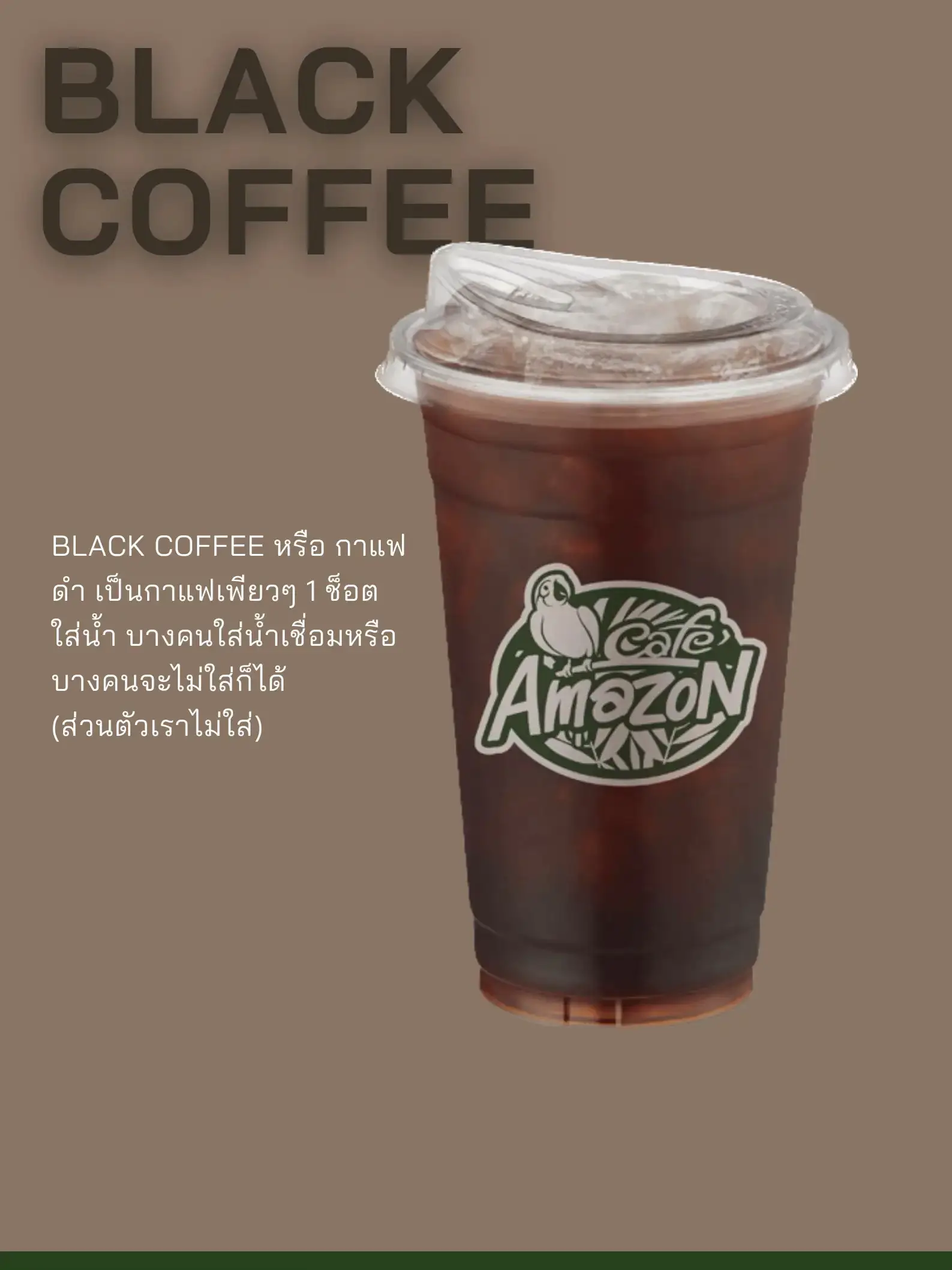 แคลอรี่เครื่องดื่ม Cafe Amazon🥤 | แกลเลอรีที่โพสต์โดย pung★ | Lemon8