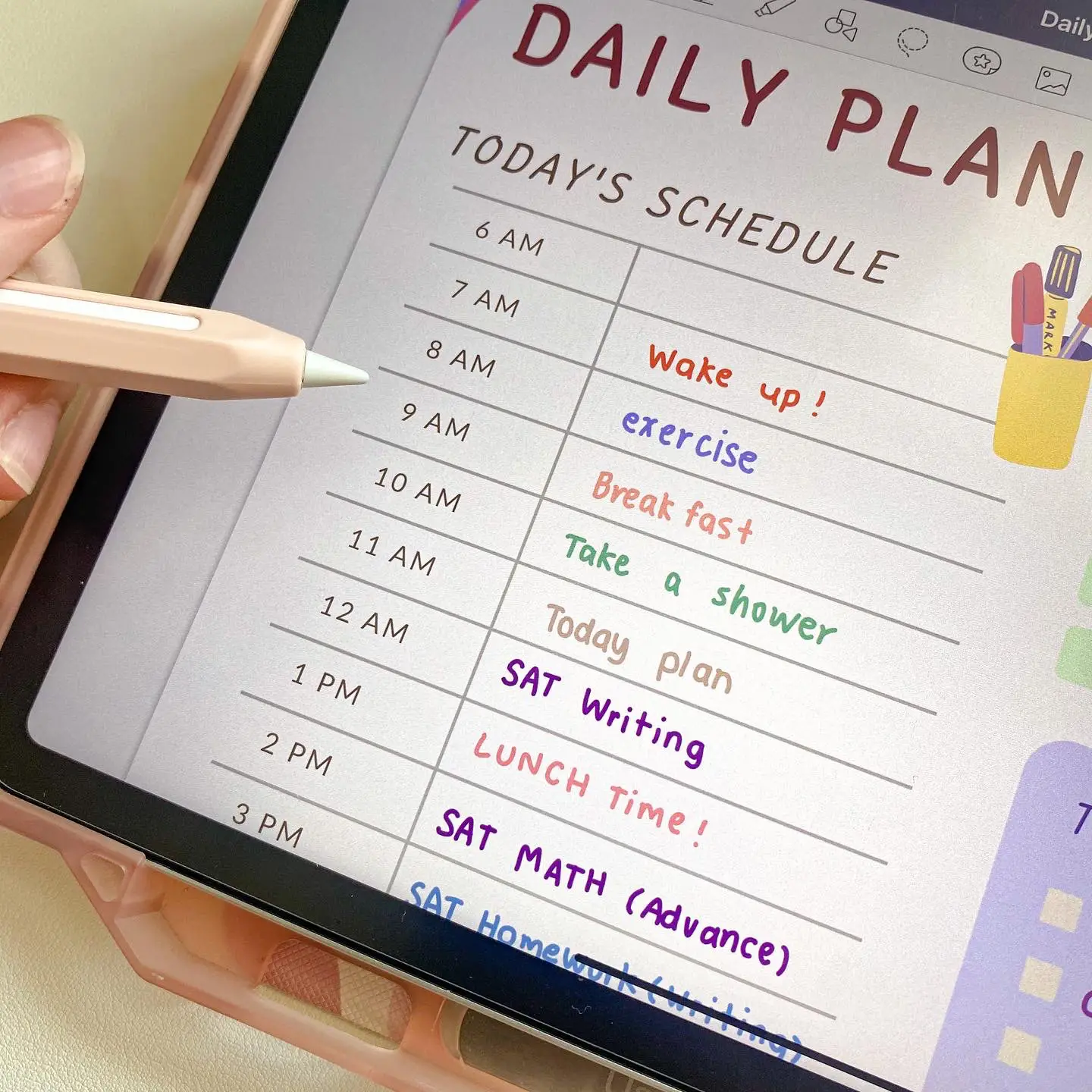 แจกตารางเวลา Schedule time planner | แกลเลอรีที่โพสต์โดย Nonnydotcom ...
