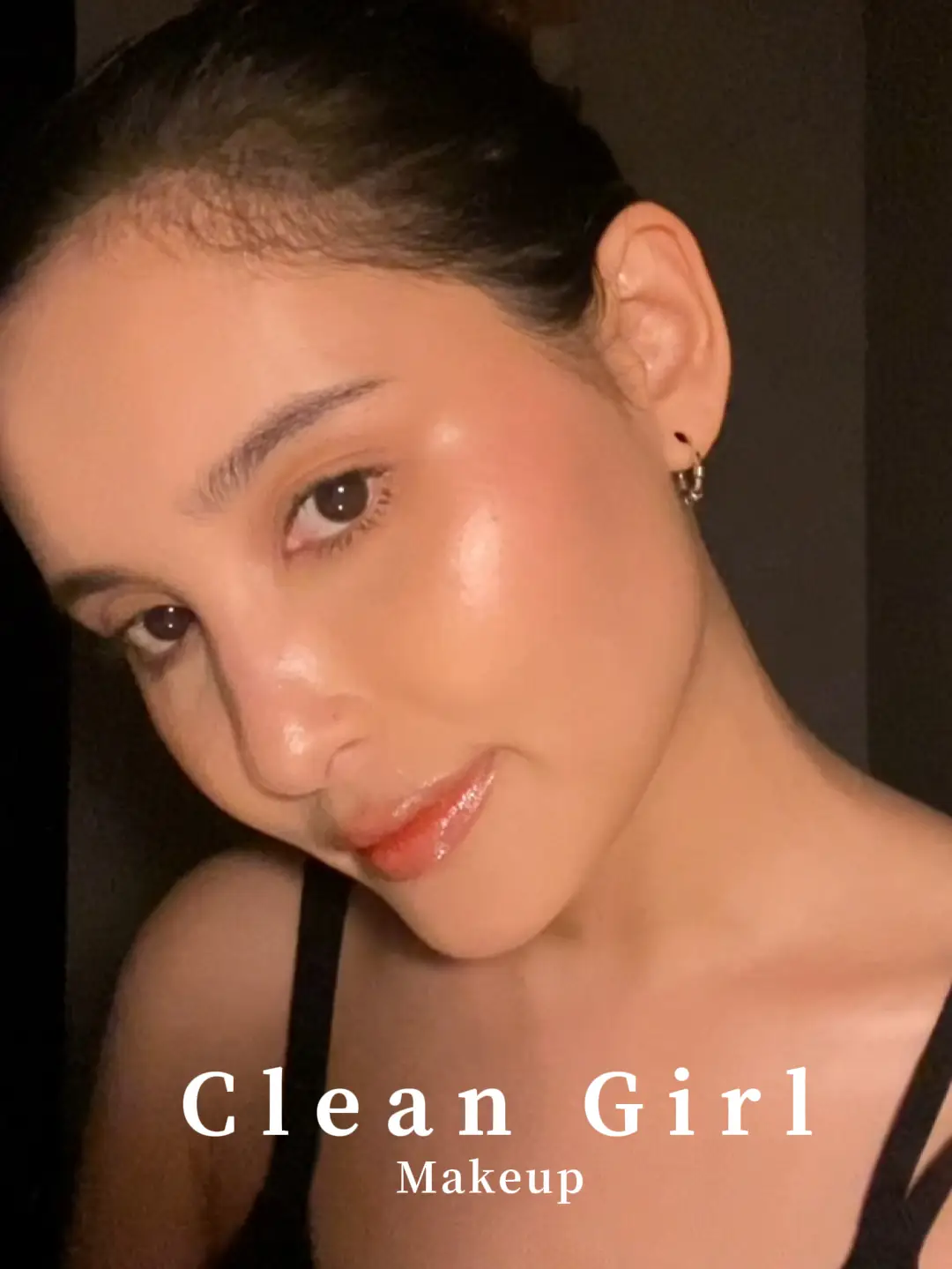 ‘Clean girl’ makeup look | วิดีโอที่เผยแพร่โดย Ginchaya | Lemon8