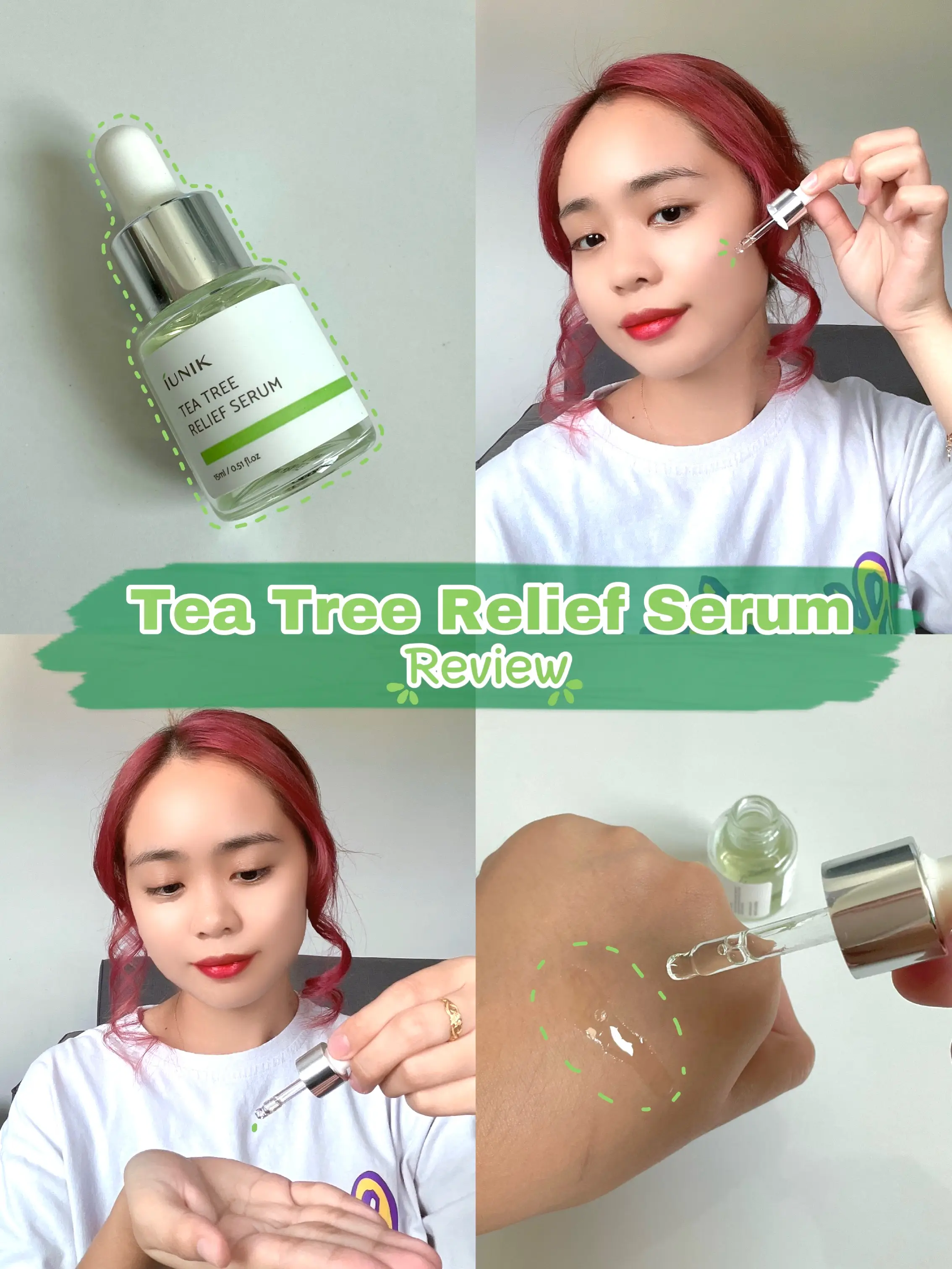 Tea Tree Relief Serum | Galeri disiarkan oleh ashantharosary | Lemon8