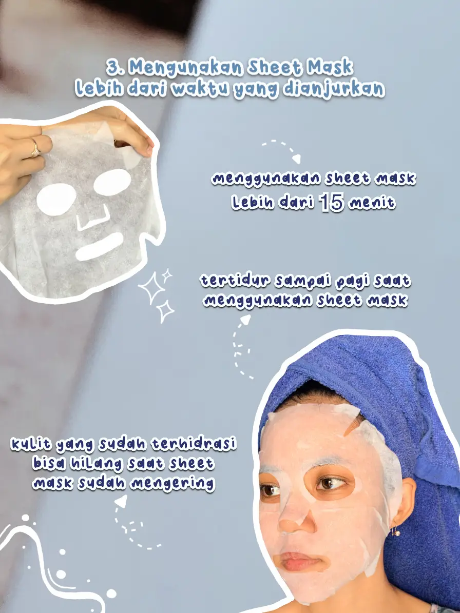 Kesalahan Umum Pake Sheet Mask‼️ | Galeri diposting oleh m i r n a 🕊 ...