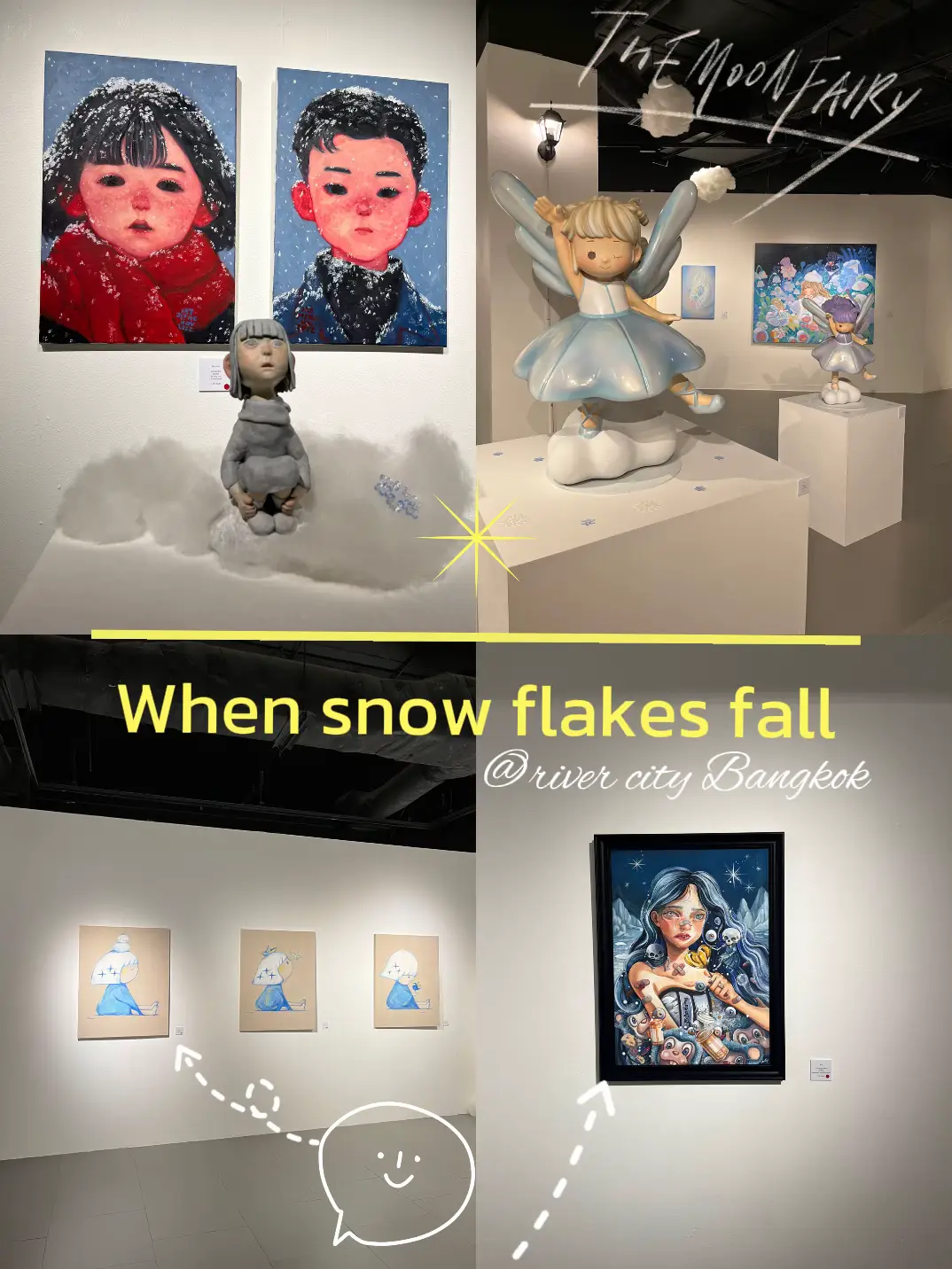 พามาชมงาน exhibition “When snow flakes fall” | แกลเลอรีที่โพสต์โดย Siriwatttt | Lemon8