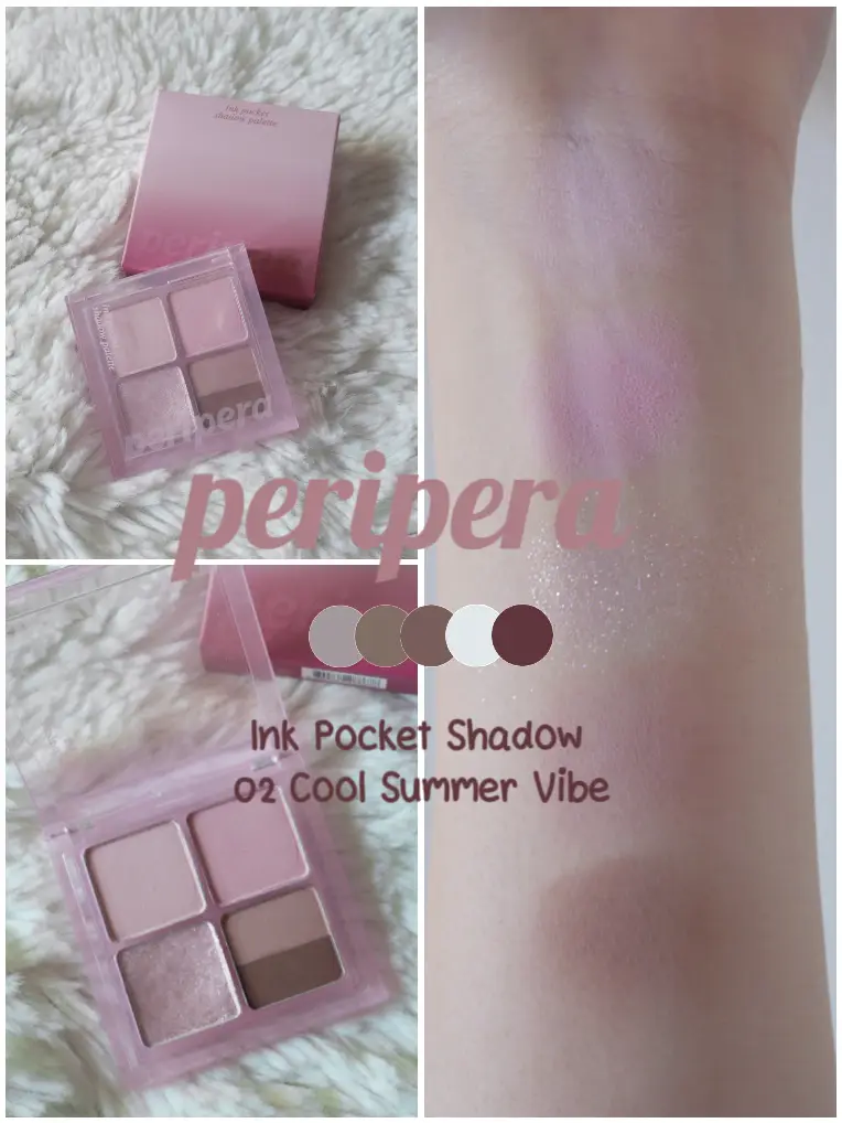 [peripera] Pink eye palette Cool tone Korean scratching the heart to ...