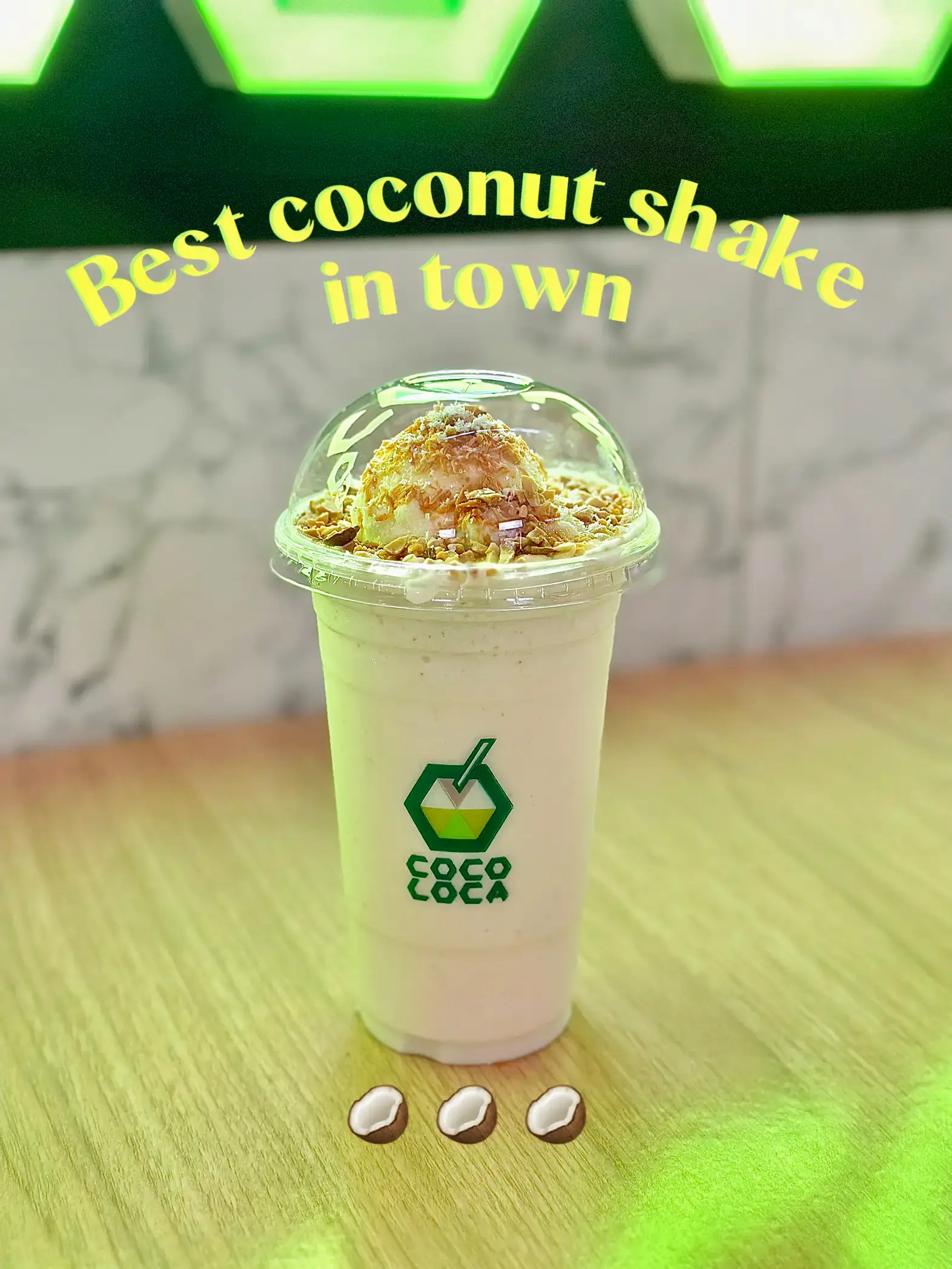 🥥 The best coconut shake in town!! | แกลเลอรีที่โพสต์โดย Abyss.home | Lemon8