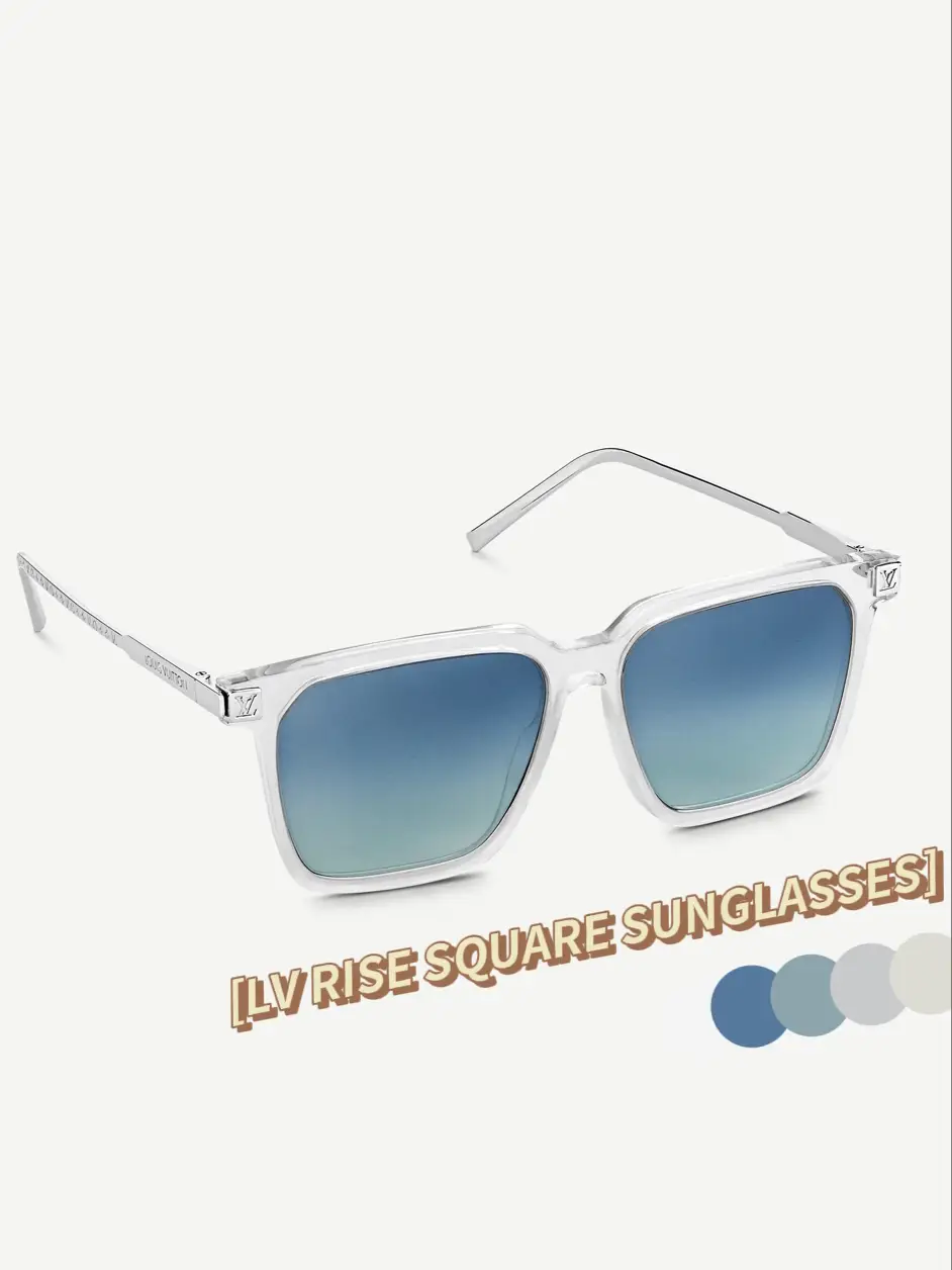 LV RISE SQUARE SUNGLASSES | วิดีโอที่เผยแพร่โดย nilexsimba.ss | Lemon8