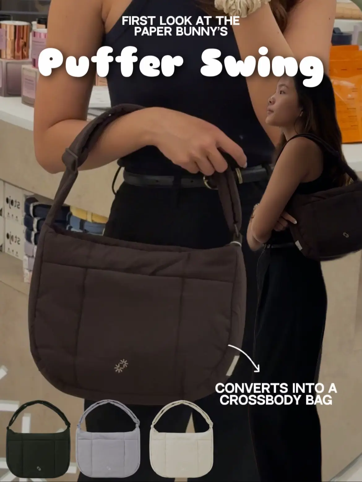THE PUFFER SWING: sold out in 2 minutes?! | REVIEW | Video published by ...