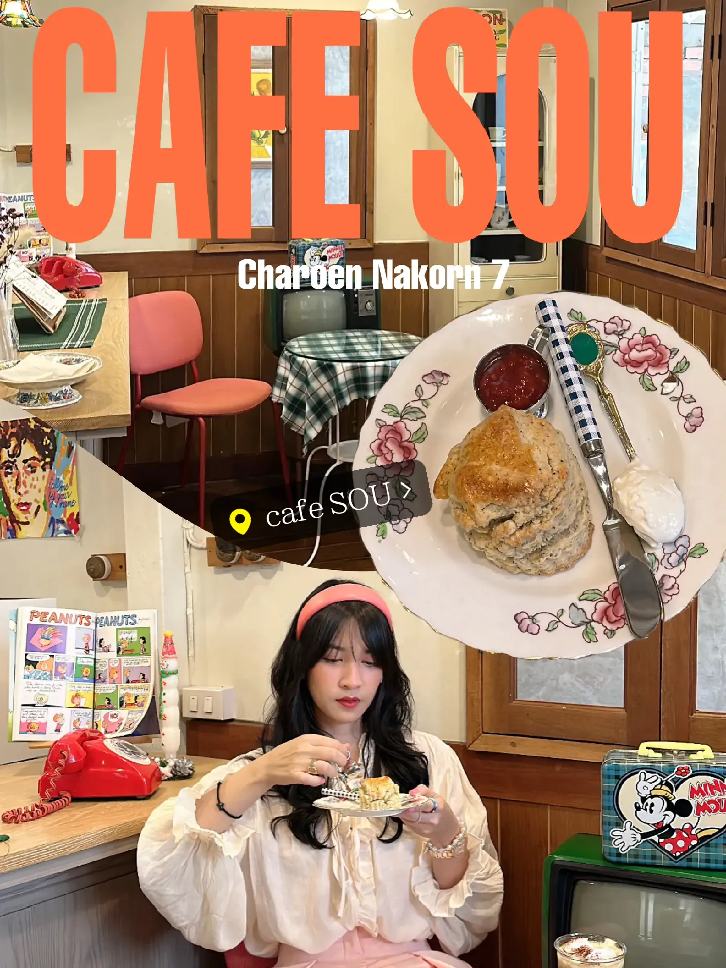 CAFE SOU 🍰 คาเฟ่เกาหลี ย่านเจริญนคร คาเฟลับแบบลับ | แกลเลอรีที่โพสต์โดย Dai Wanita | Lemon8