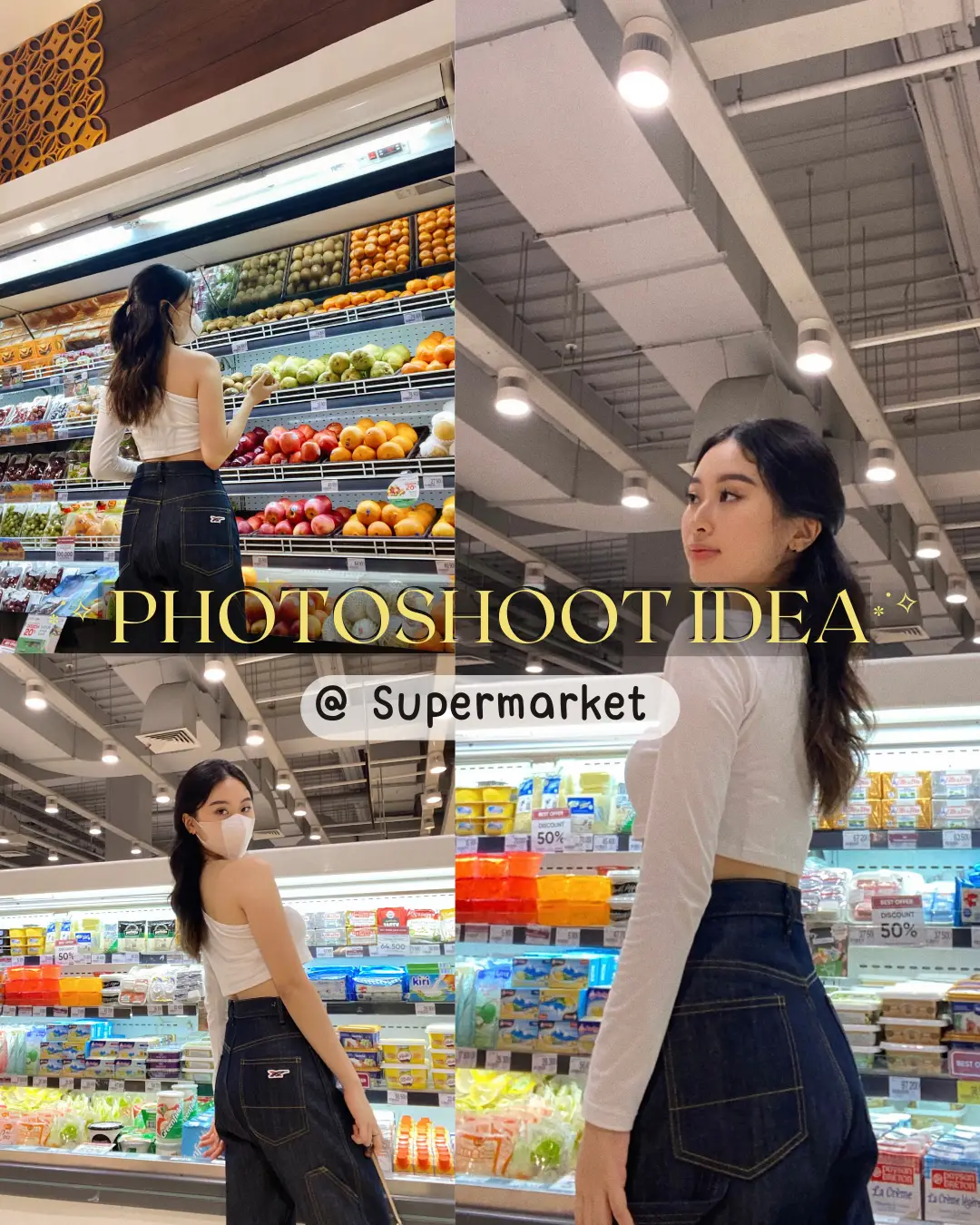 PHOTOSHOOT IDEA: SUPERMARKET🛒🍓 | Gallery posted by Angel Andersen | Lemon8