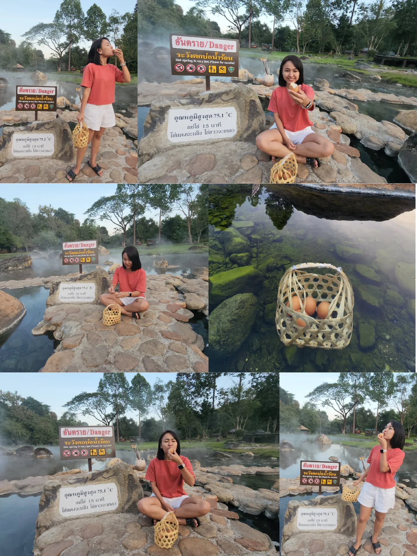 ทริปต้มไข่ แช่ออนเซน บ่อน้ำพุร้อนแจ้ซ้อน ลำปาง | แกลเลอรีที่โพสต์โดย Pathitta | Lemon8